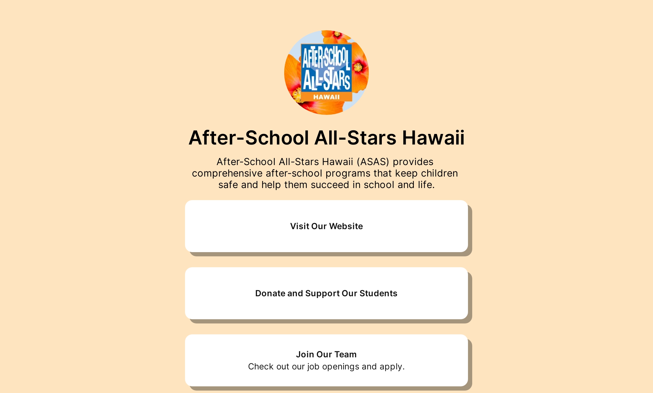 After-School All-Stars Hawaii's Flowpage