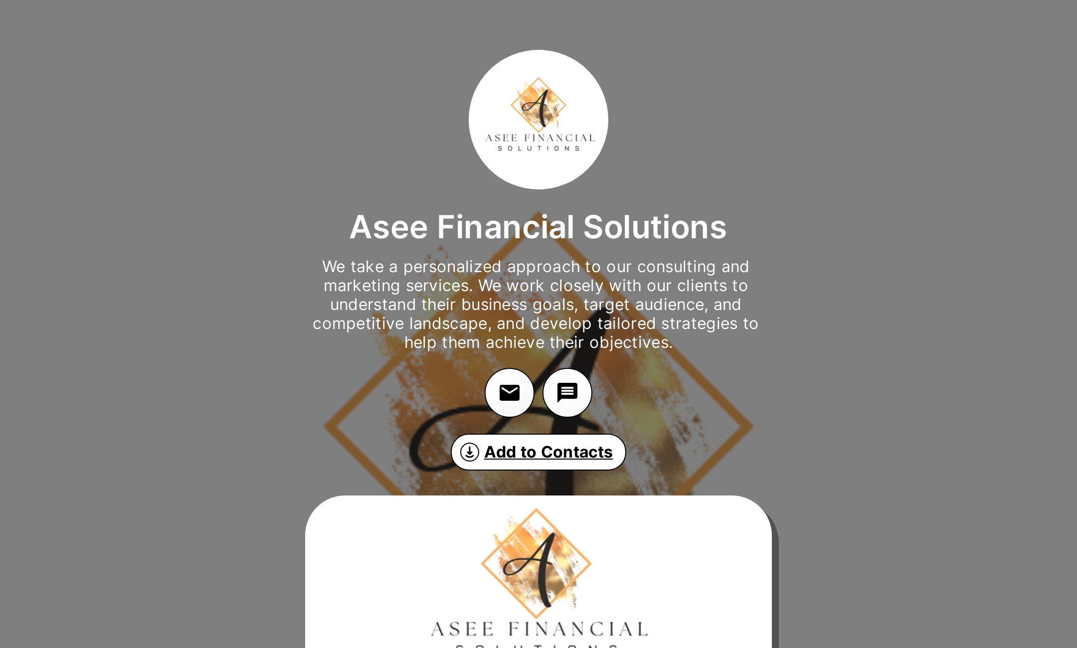 Asee Financial Solutions' Flowpage