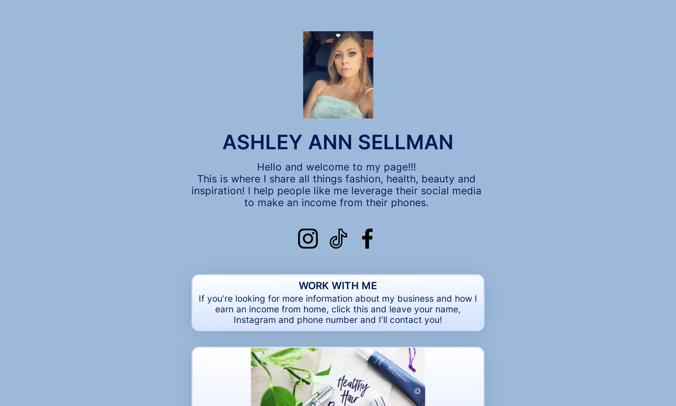 ASHLEY ANN SELLMAN 's Flowpage