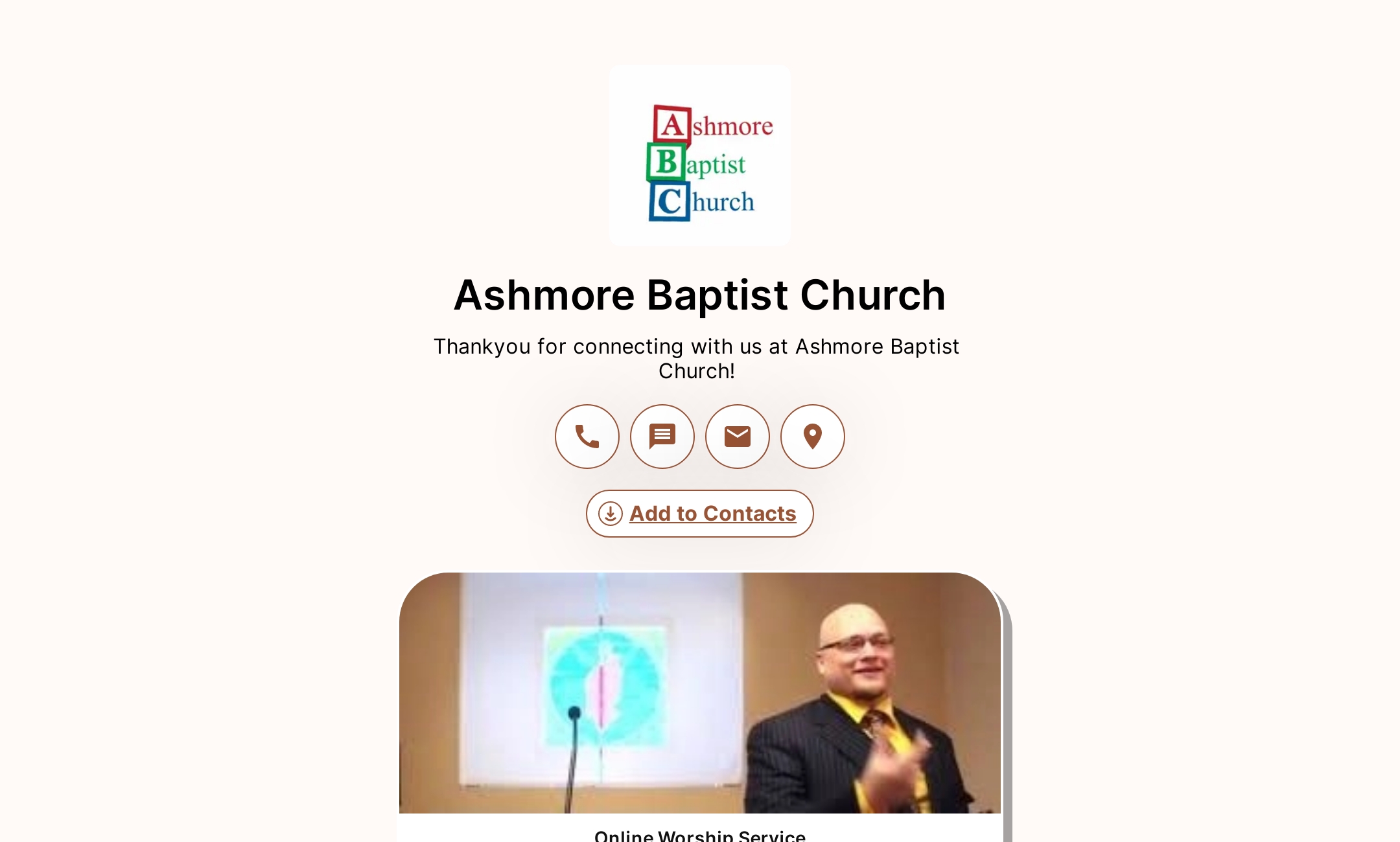 Ashmore Baptist Church's Flowpage