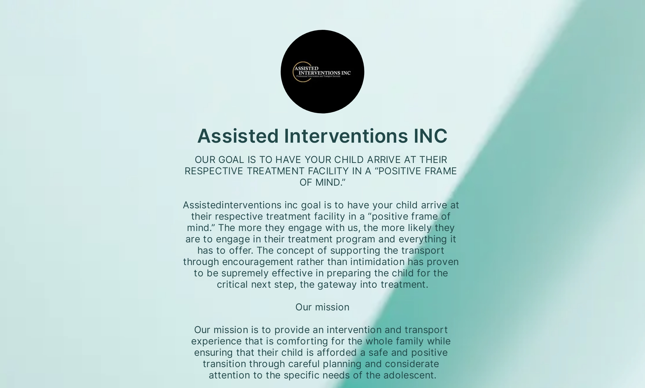 Assisted Interventions INC's Flowpage