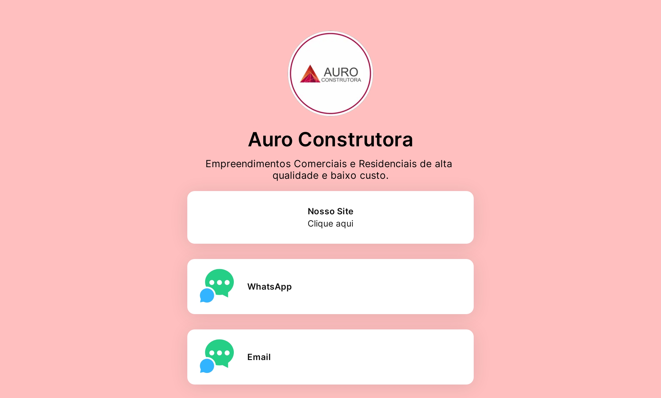 Auro Construtora's Flowpage