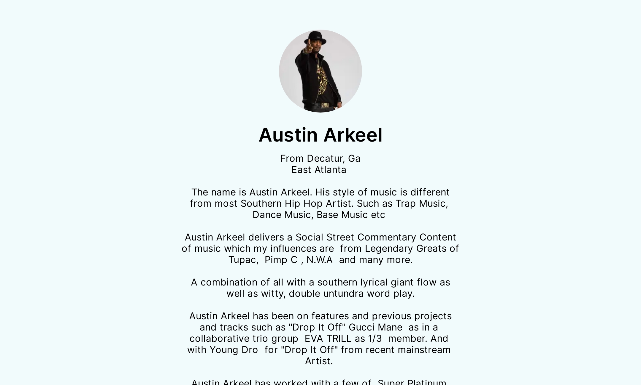 Austin Arkeel 's Flowpage