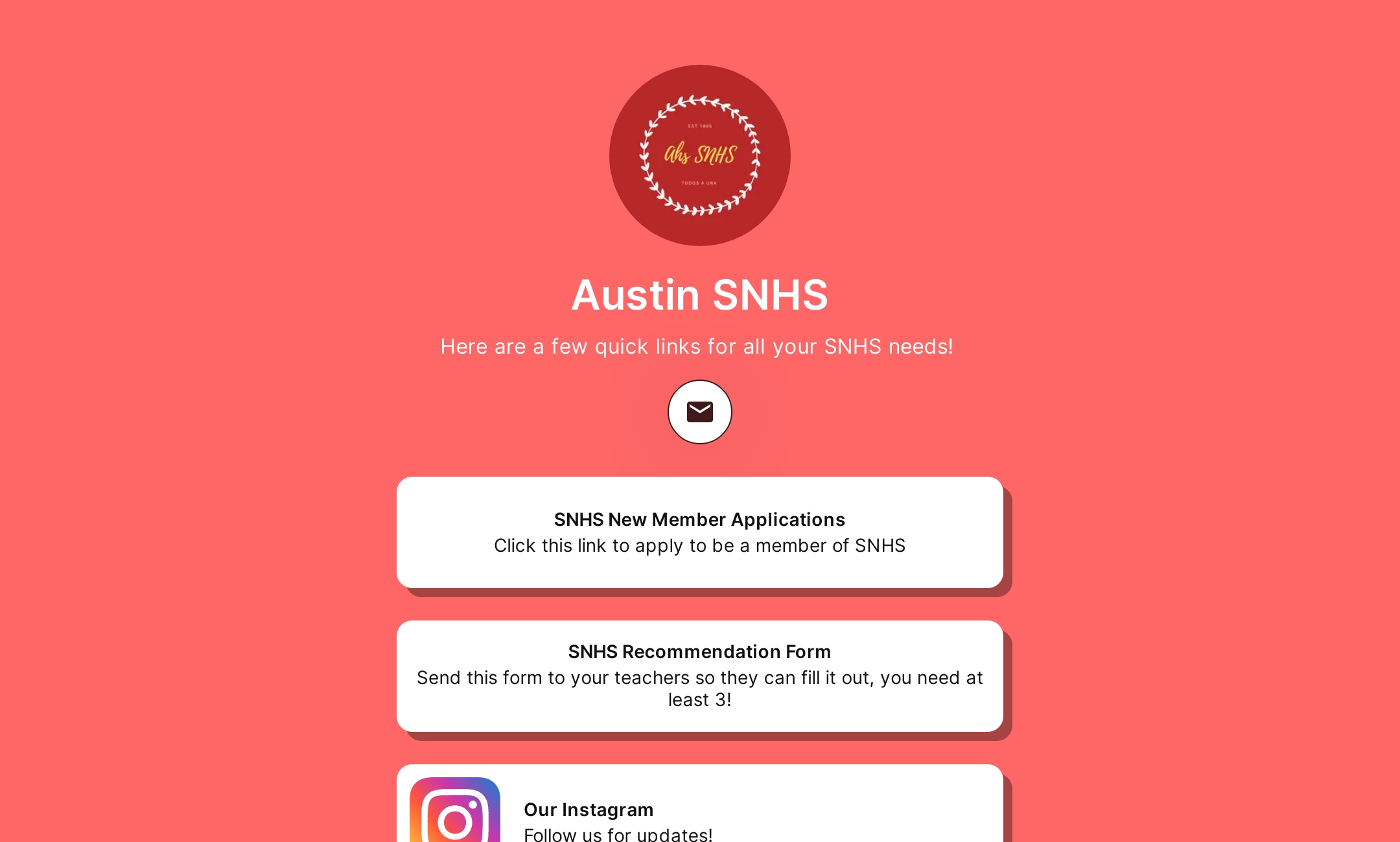Austin SNHS's Flowpage