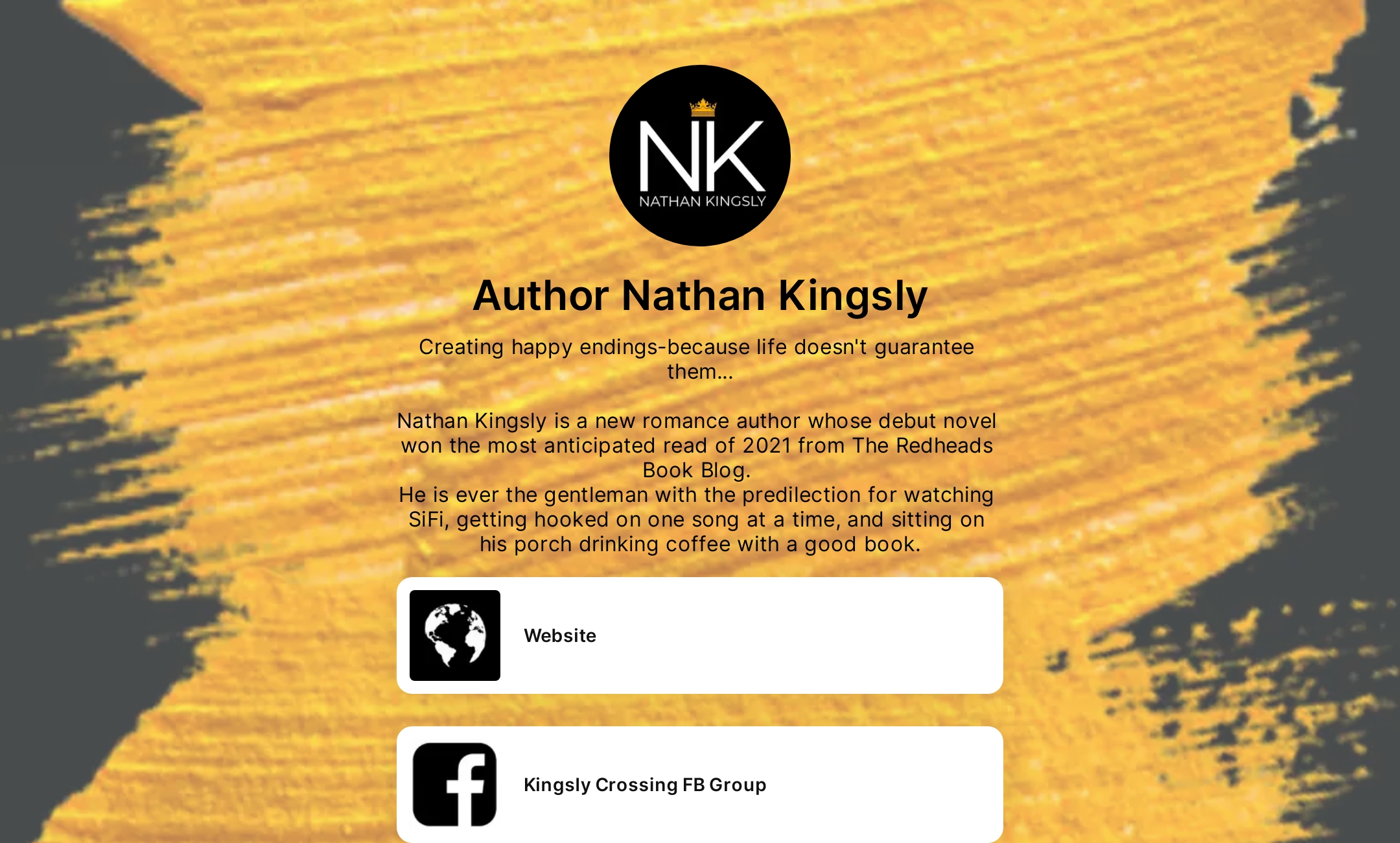Author Nathan Kingsly 's Flowpage