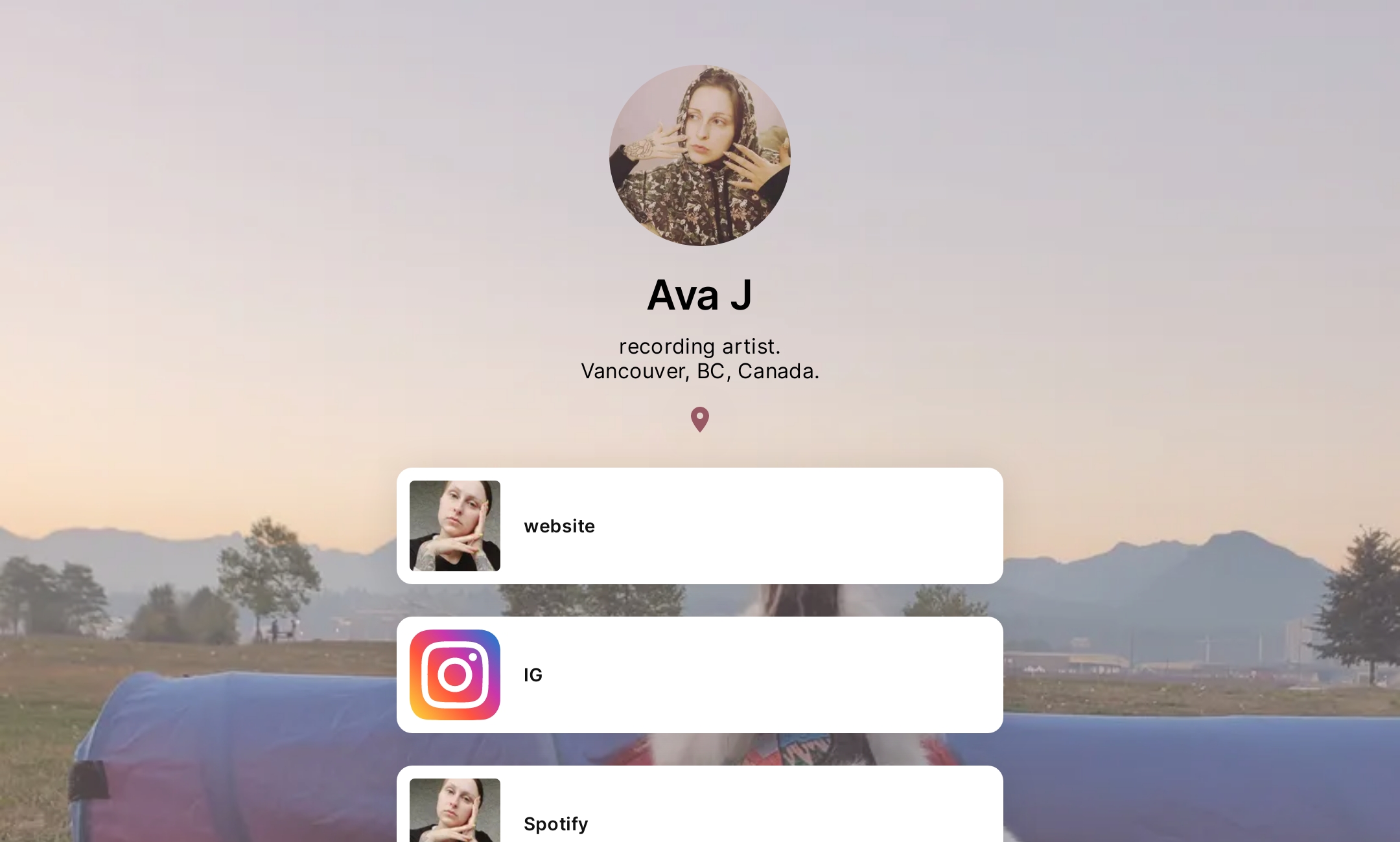Ava J's Flowpage