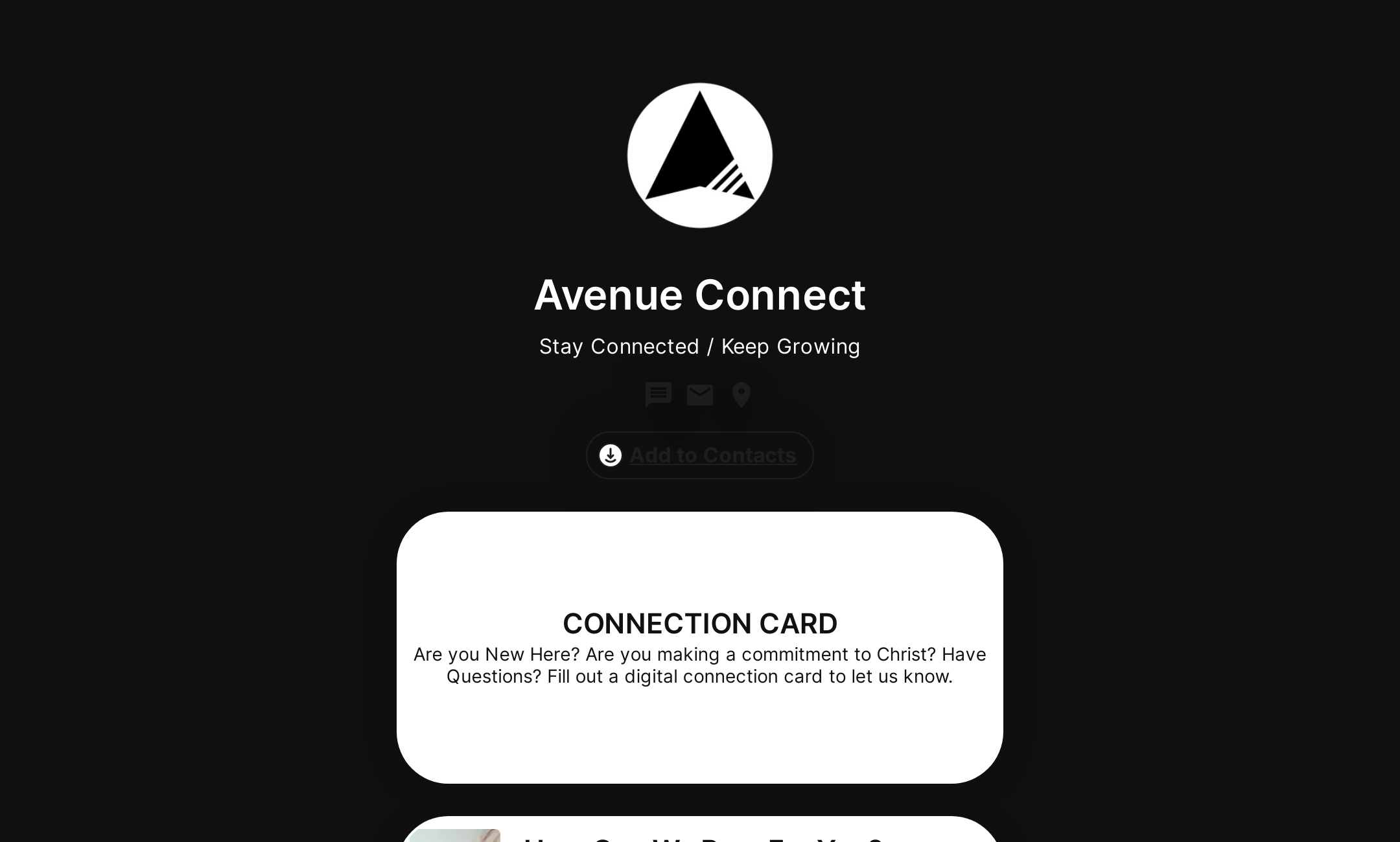 Avenue Connect's Flowpage