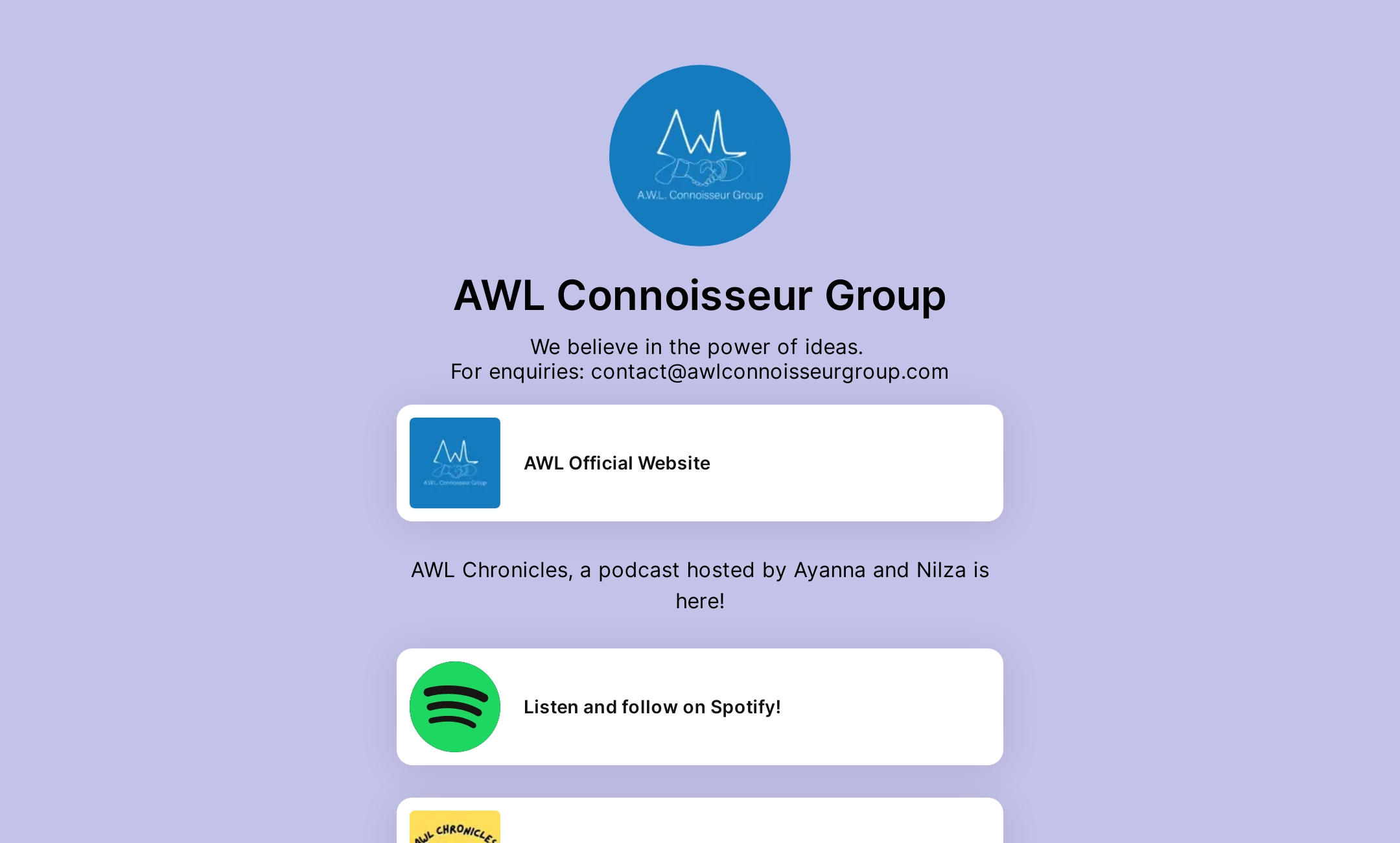 AWL Connoisseur Group's Flowpage