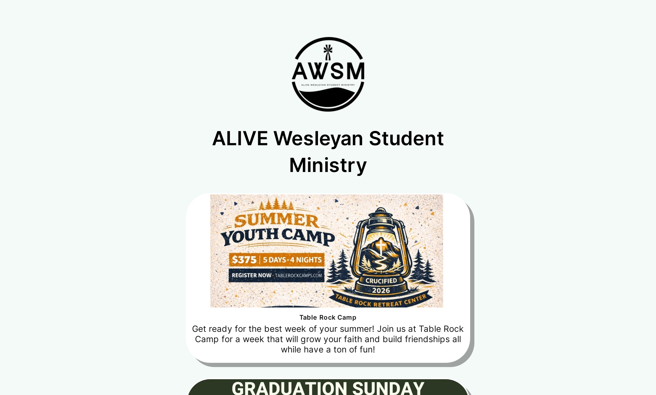ALIVE Wesleyan Student Ministry's Flowpage