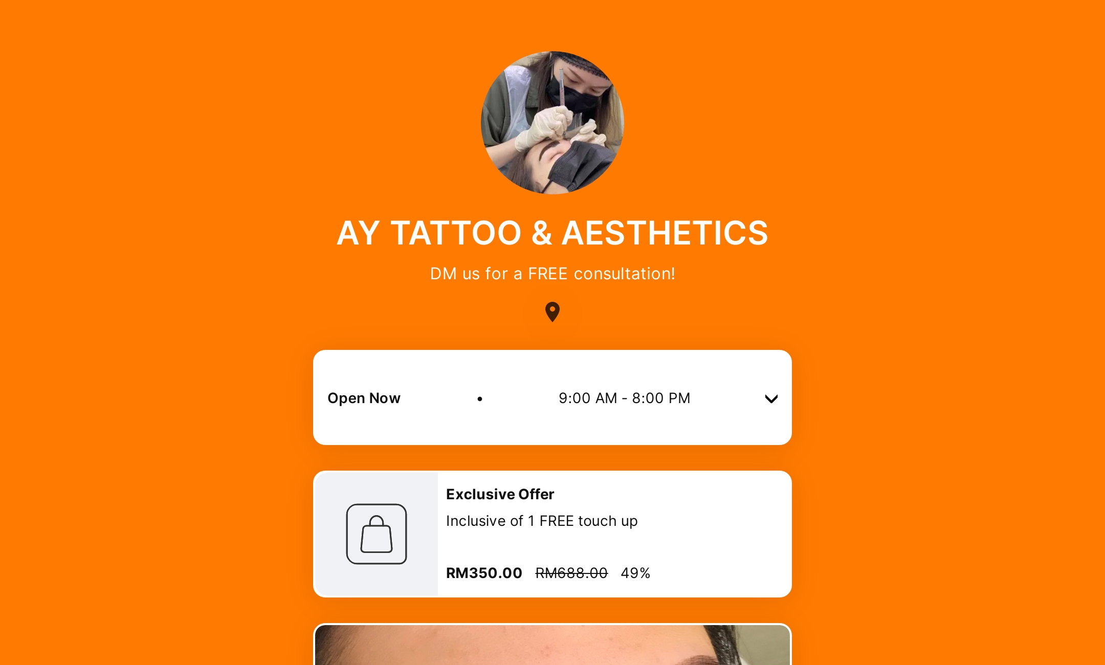 AY TATTOO & AESTHETICS's Flowpage