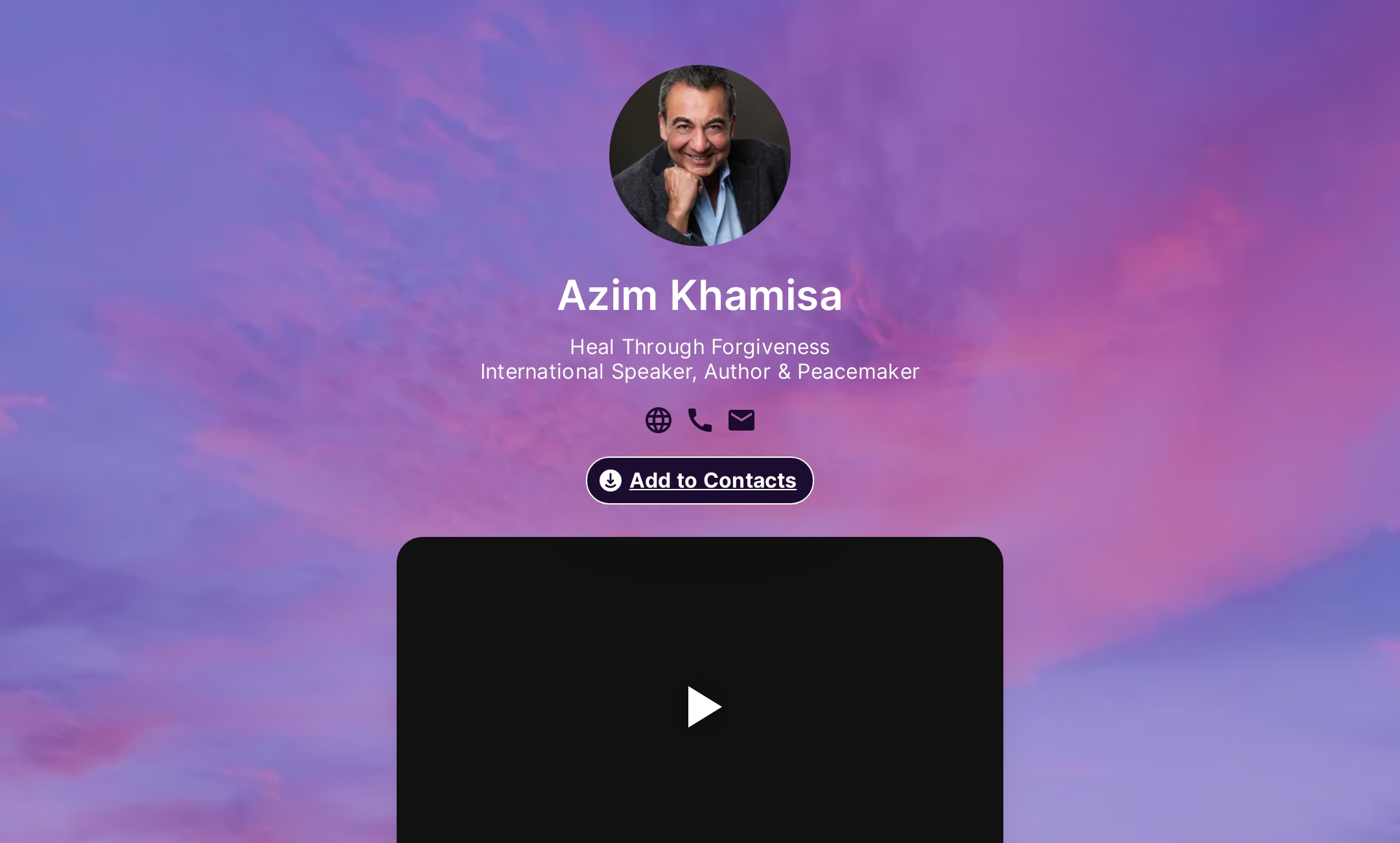Azim Khamisa's Flowpage