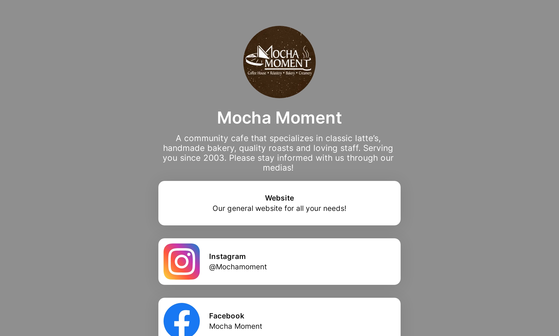 Mocha Moment's Flowpage