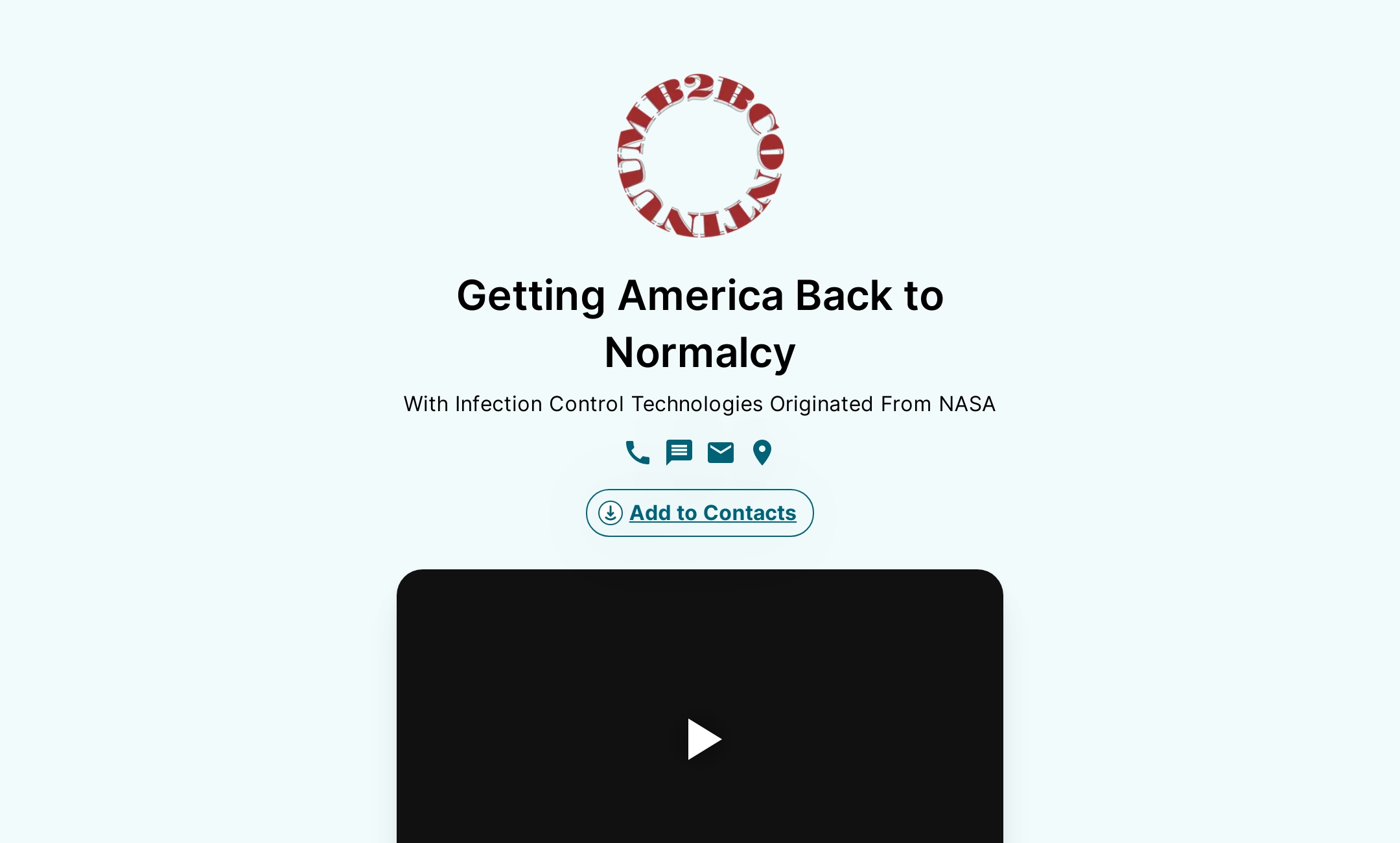 Getting America Back to Normalcy's Flowpage