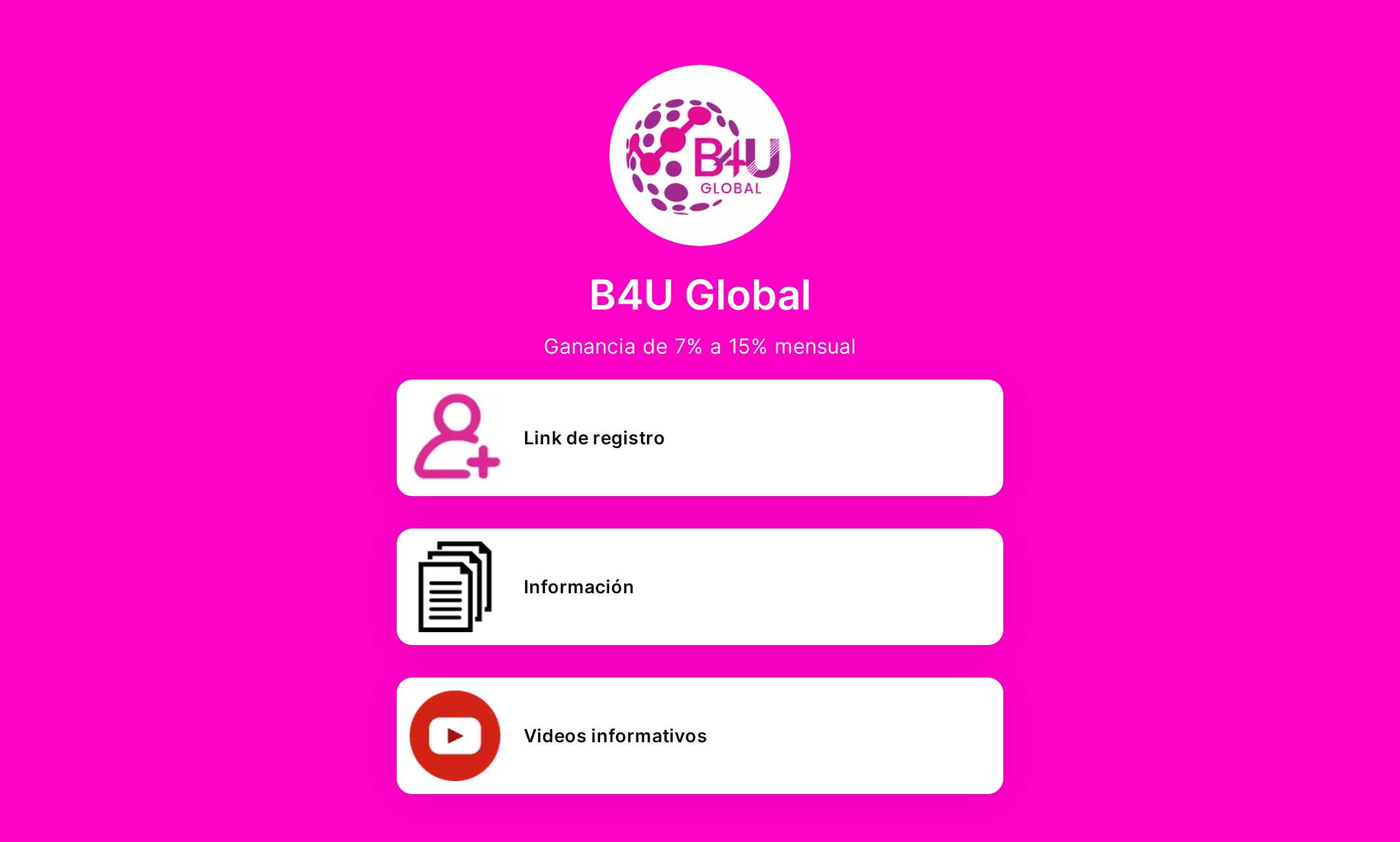 B4U Global's Flowpage