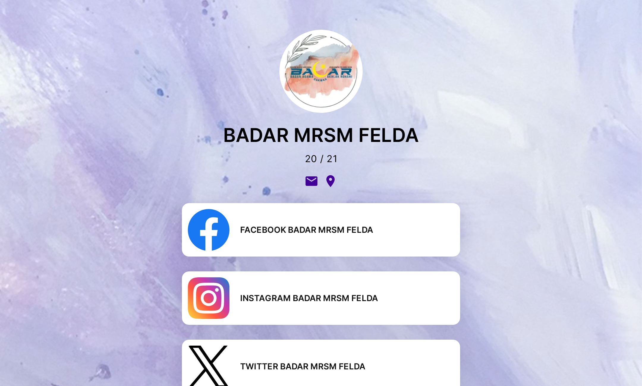 BADAR MRSM FELDA's Flowpage