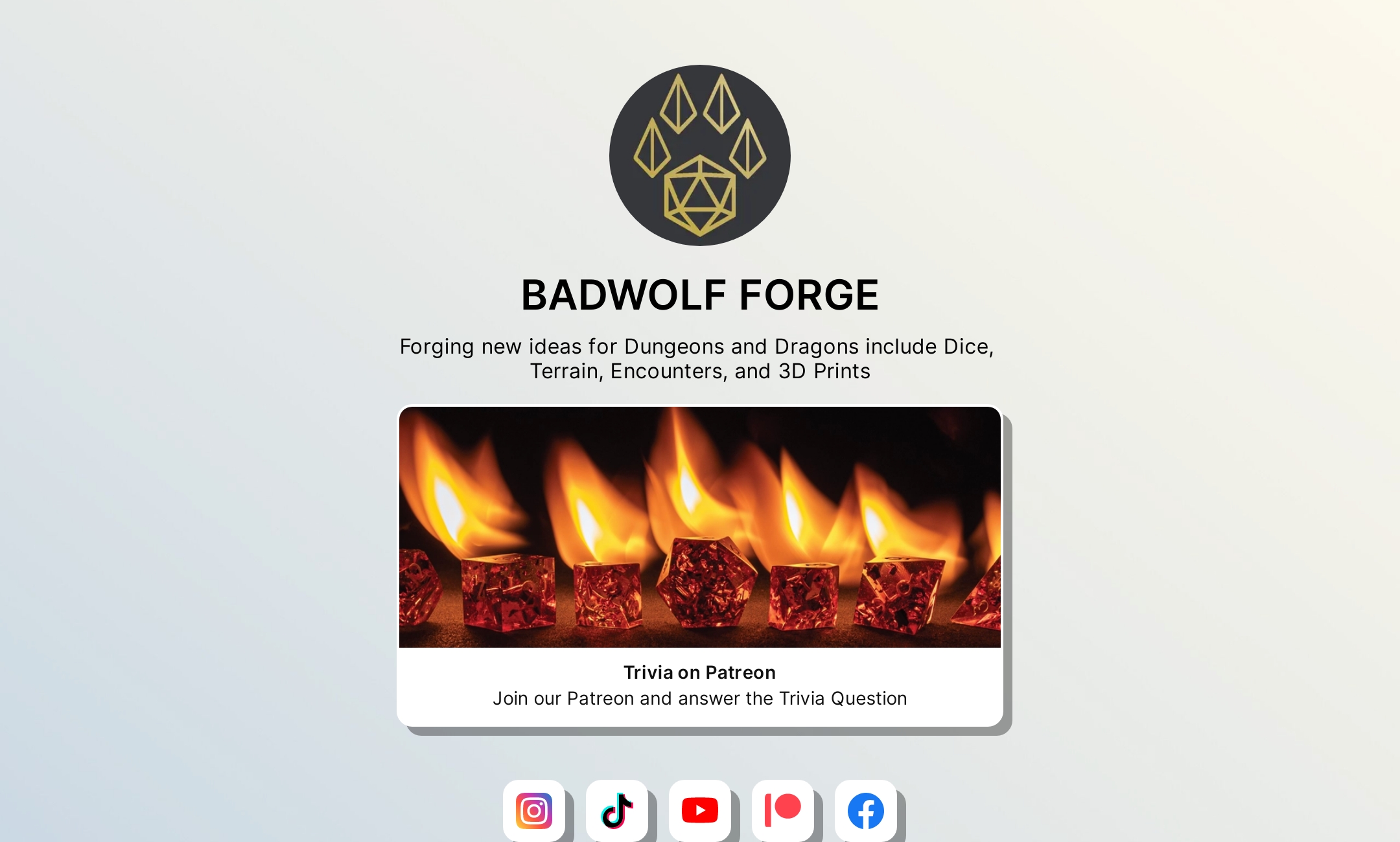 BADWOLF FORGE's Flowpage