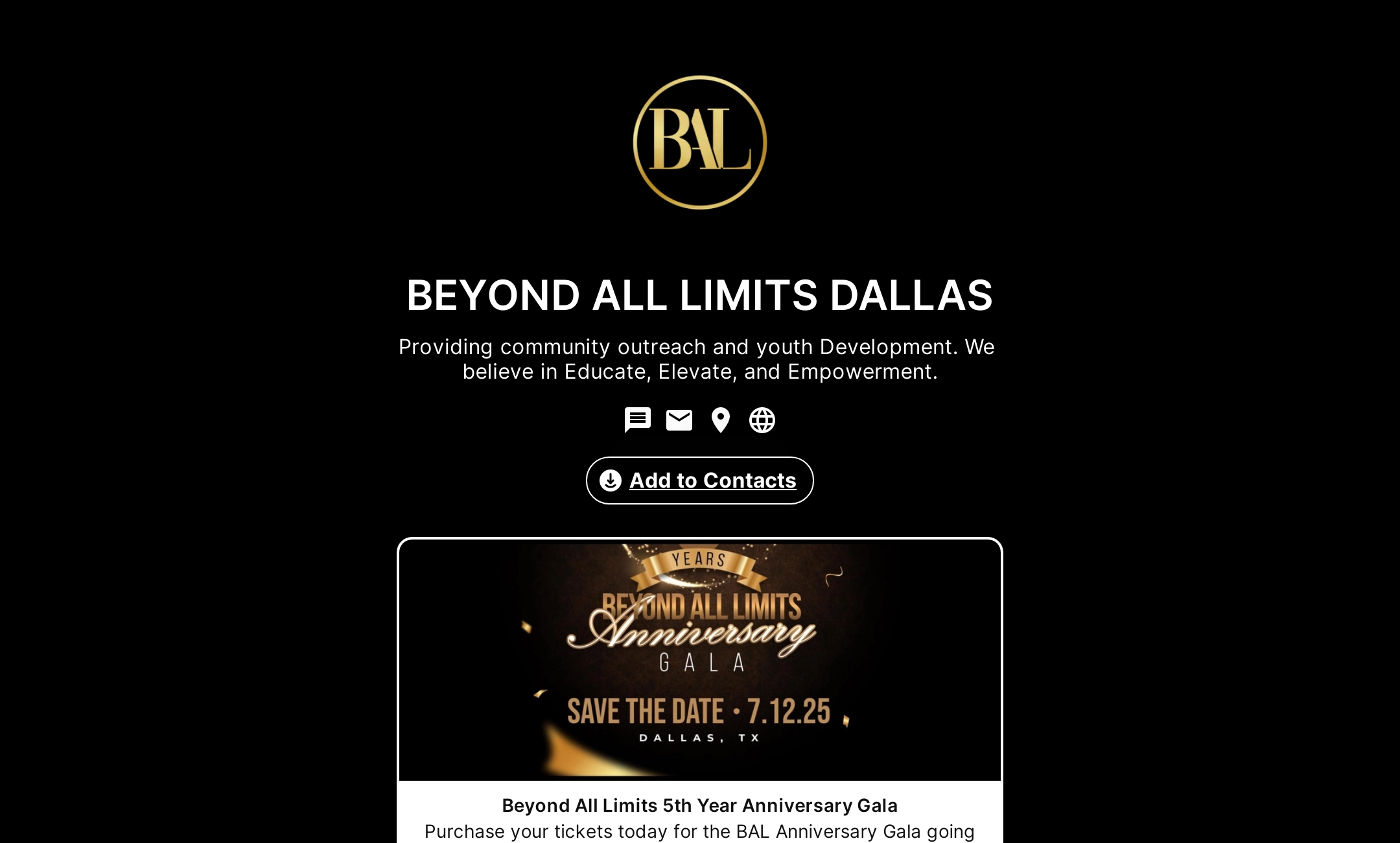 BEYOND ALL LIMITS DALLAS's Flowpage
