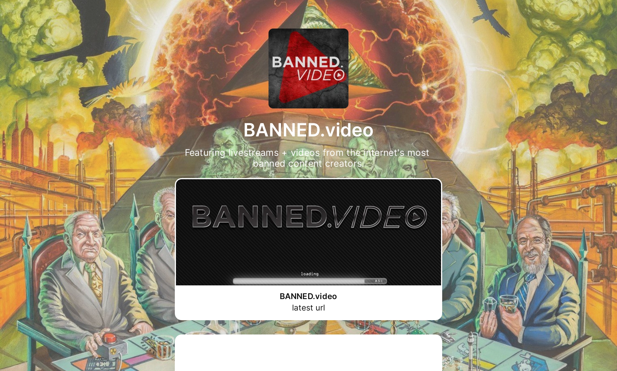 BANNED.video's Flowpage