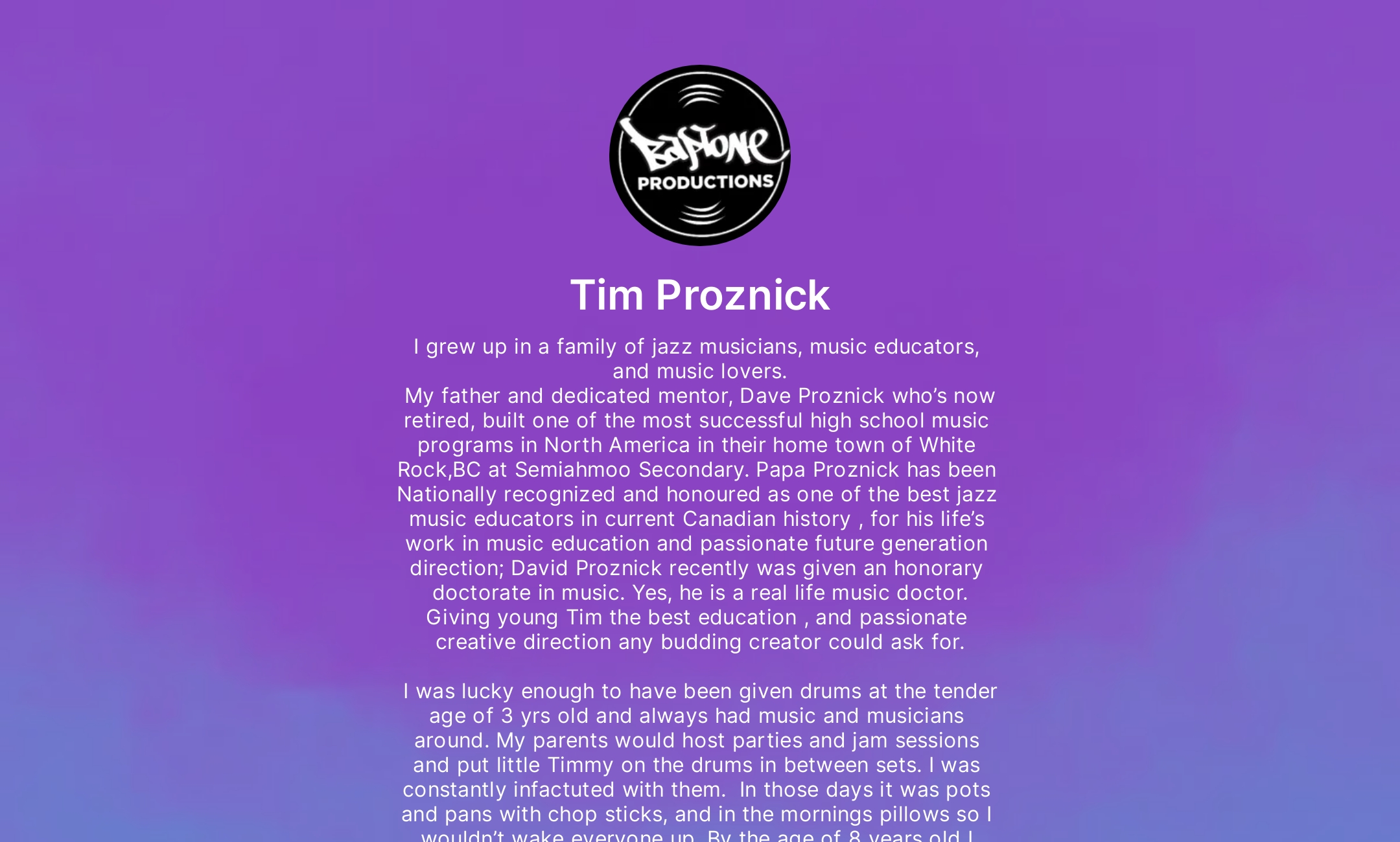 Tim Proznick's Flowpage