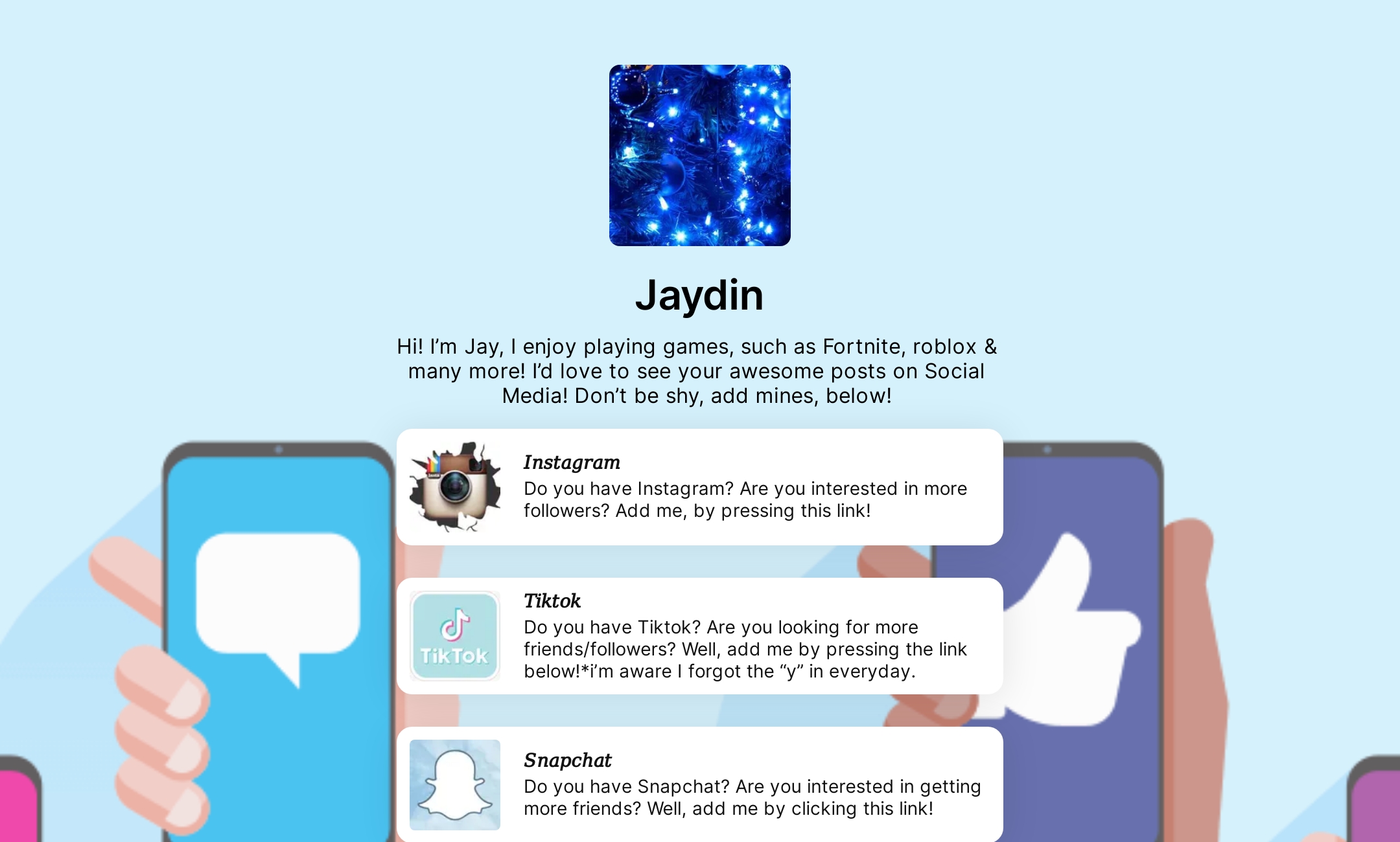 Jaydin's Flowpage