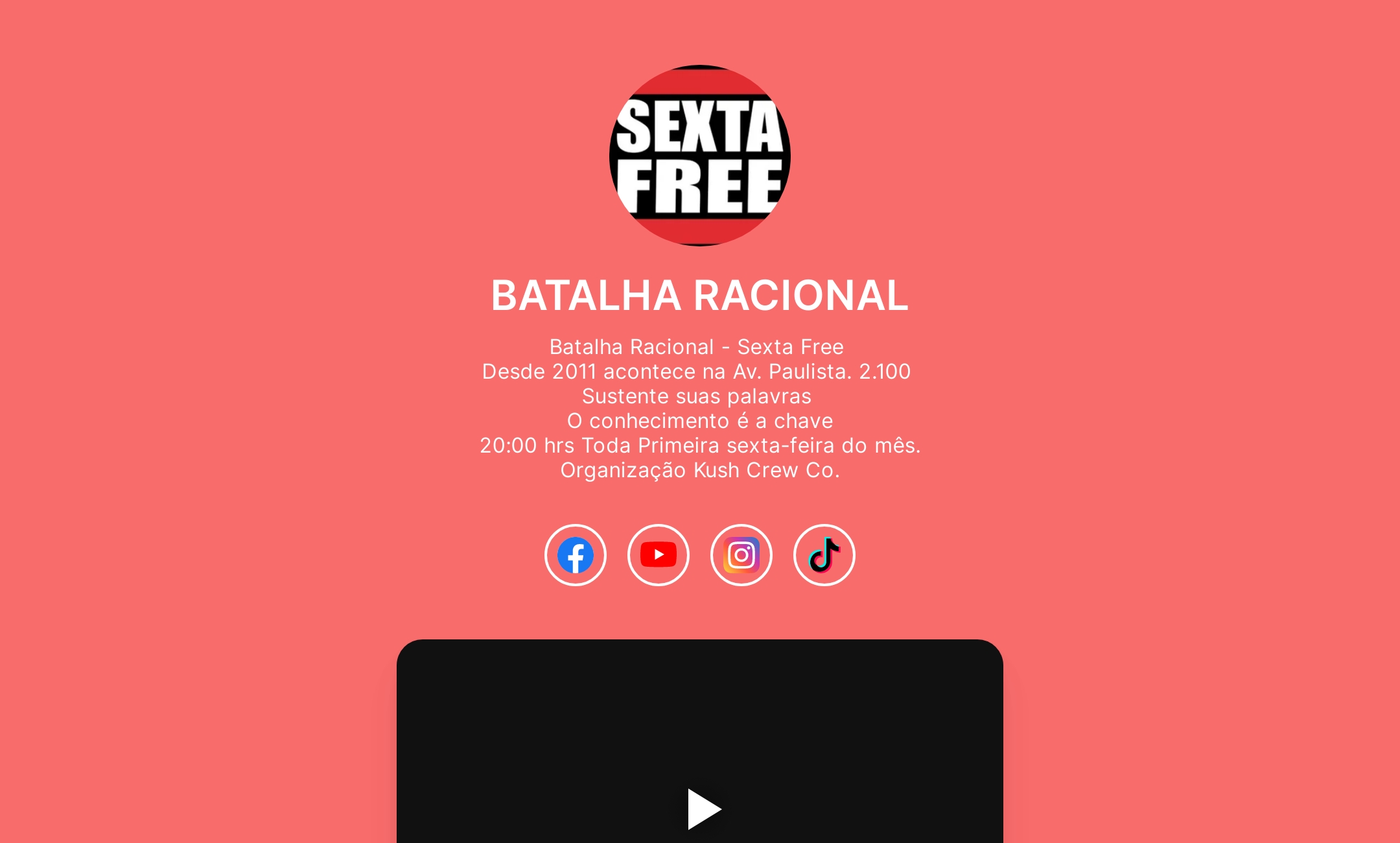 BATALHA RACIONAL's Flowpage