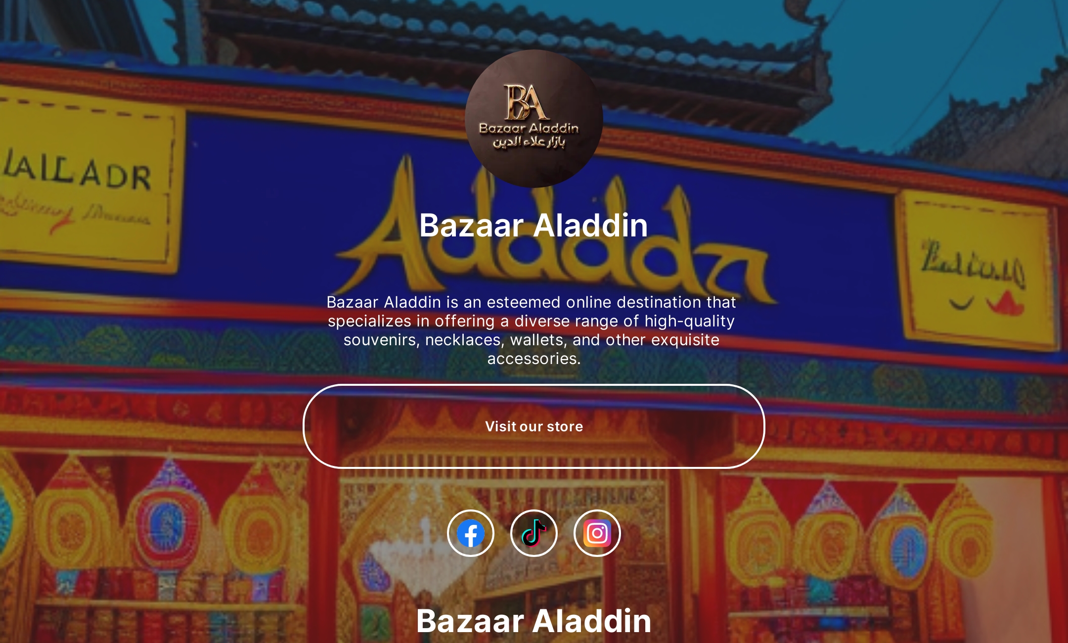 Bazaar Aladdin's Flowpage