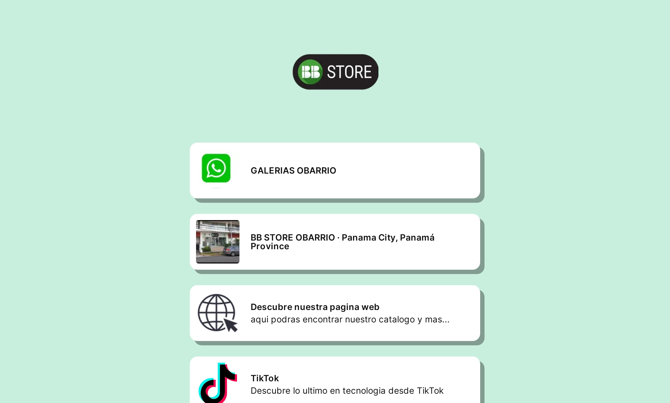 BB STORE PANAMA's Flowpage
