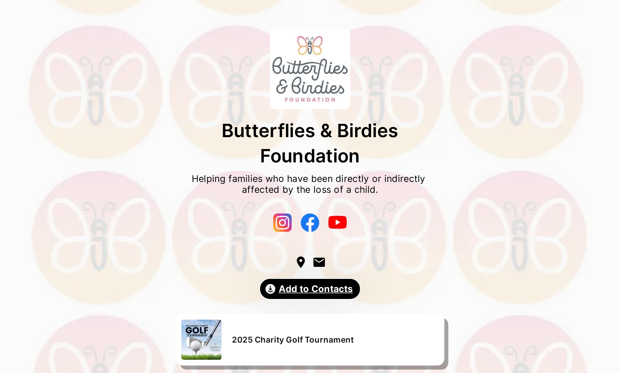 Butterflies & Birdies Foundation's Flowpage