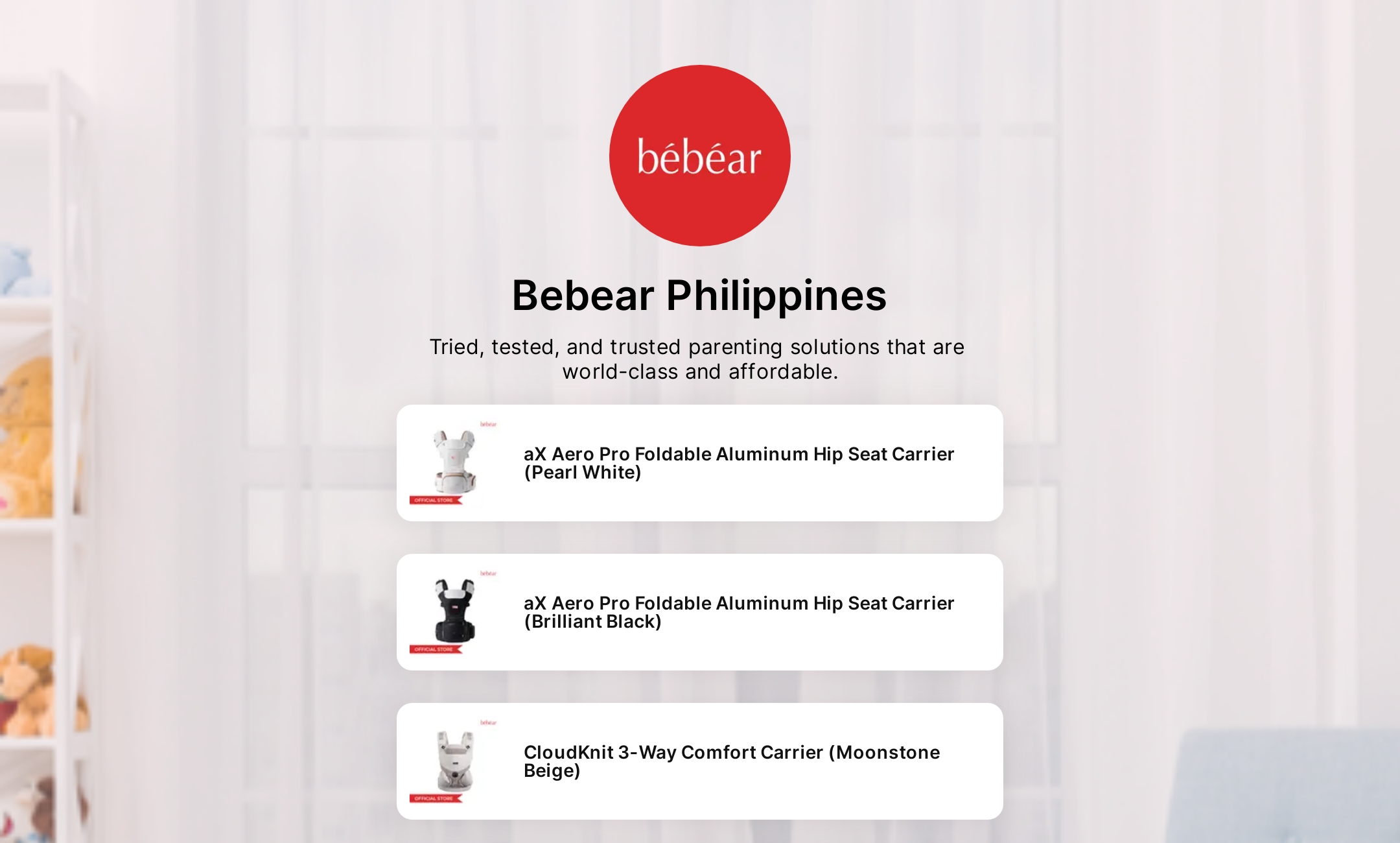 Bebear Philippines' Flowpage