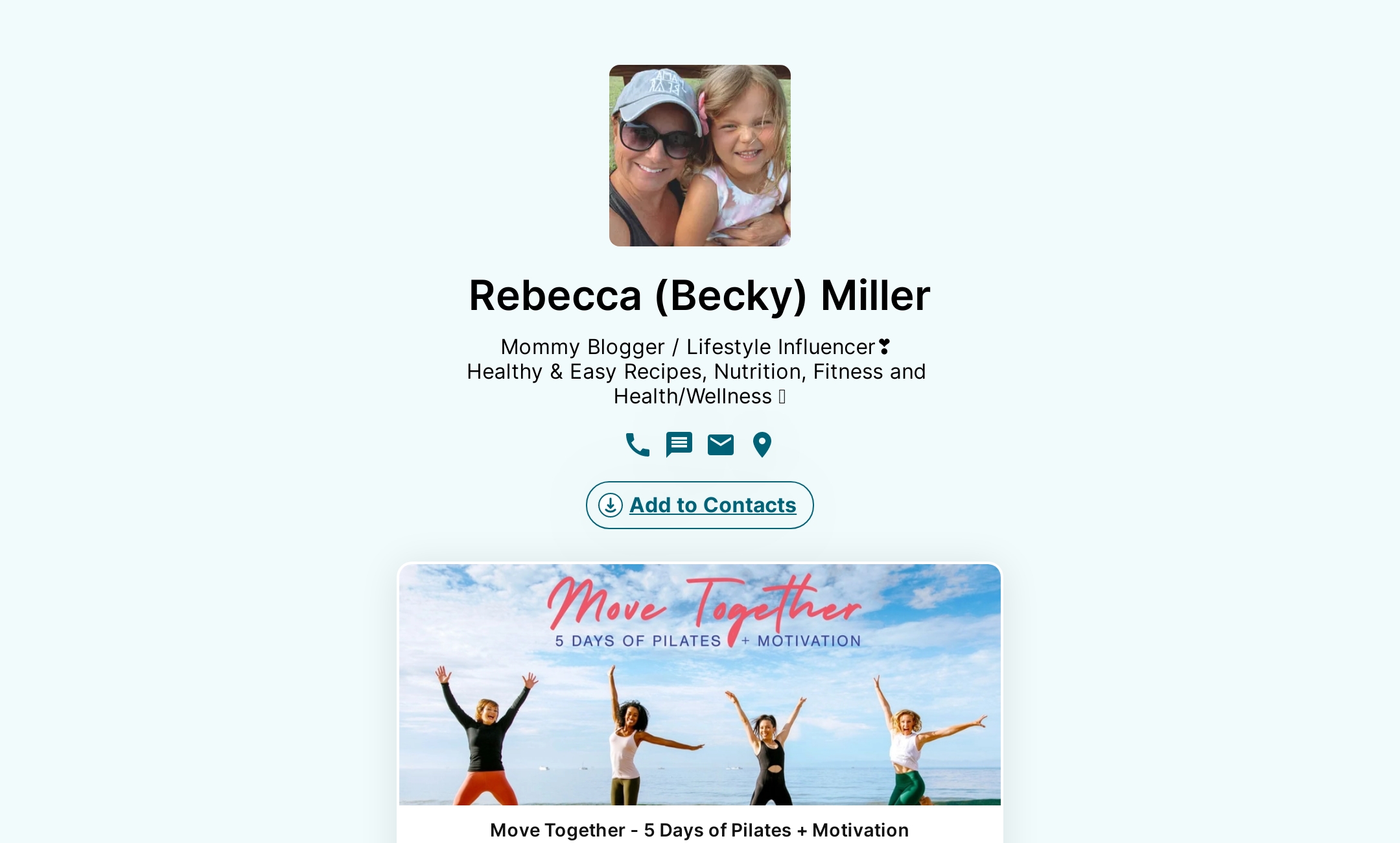 Rebecca (Becky) Miller's Flowpage