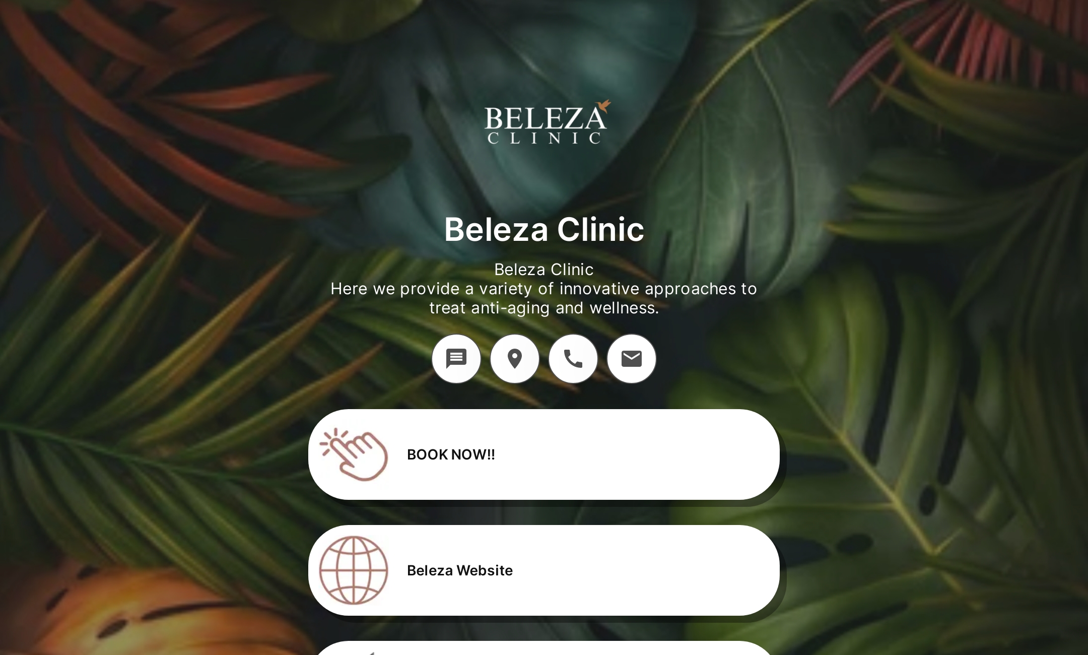 Beleza Clinic's Flowpage