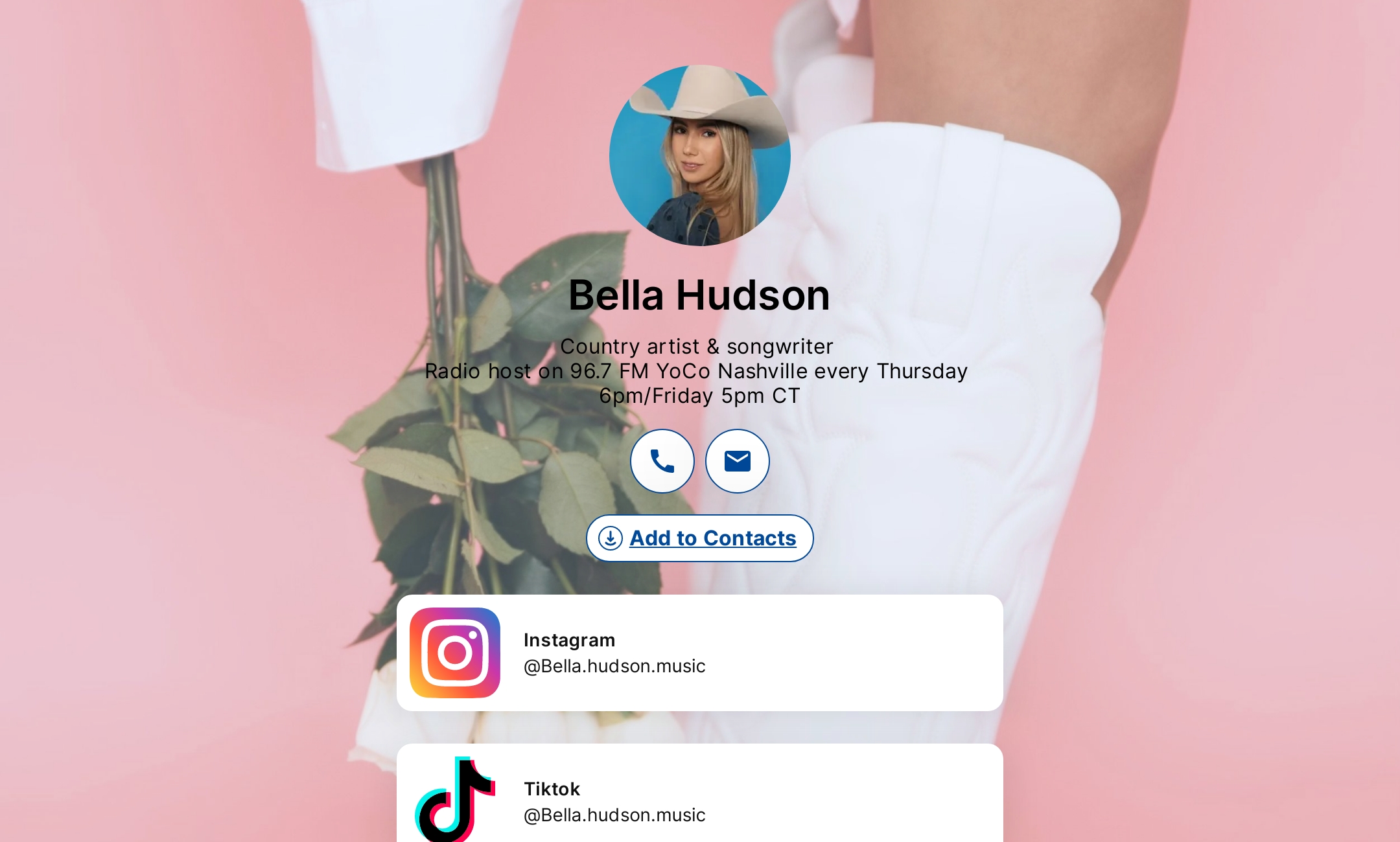 Bella Hudson's Flowpage