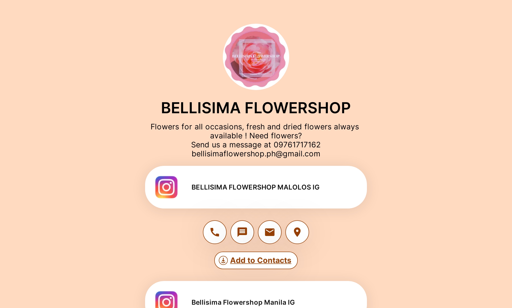BELLISIMA FLOWERSHOP's Flowpage