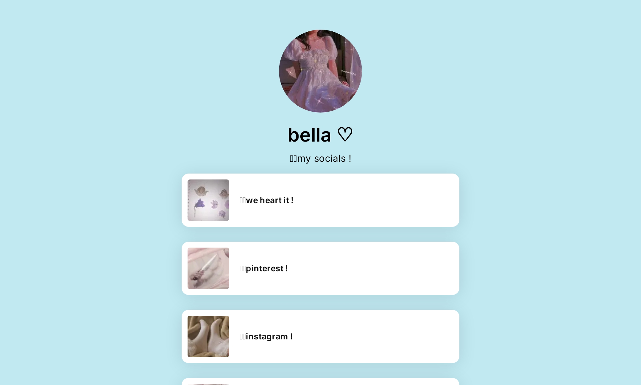 bella ♡'s Flowpage