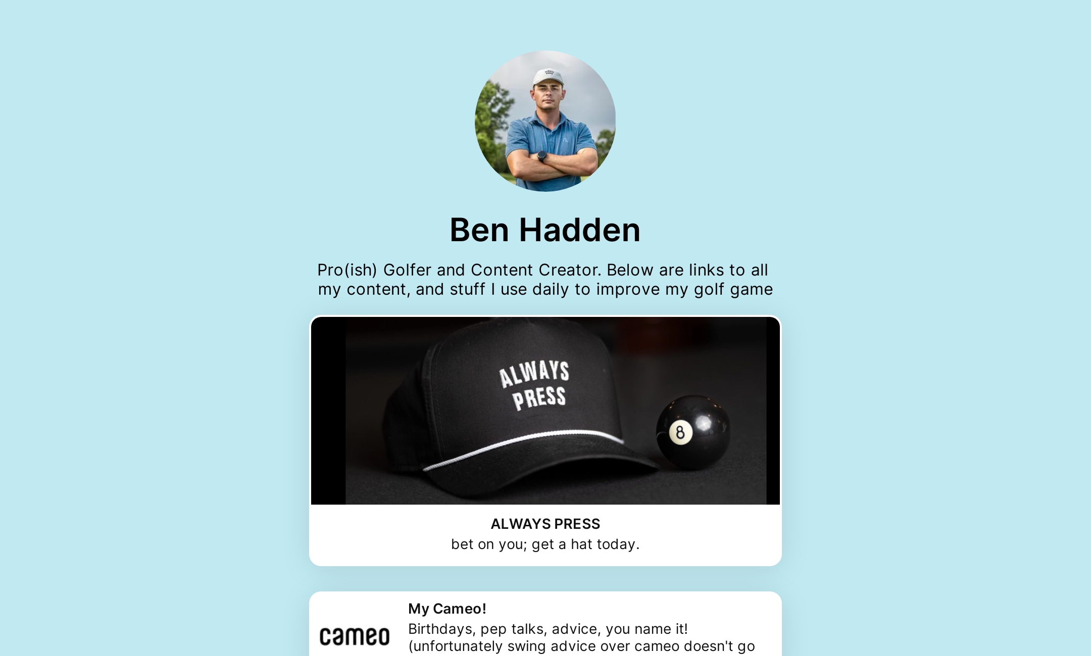 Ben Hadden's Flowpage