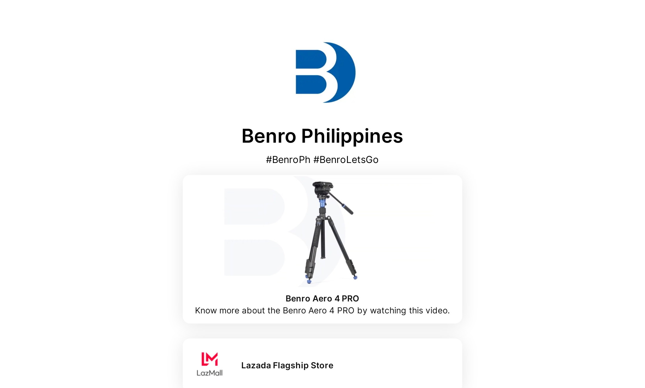 Benro Philippines' Flowpage
