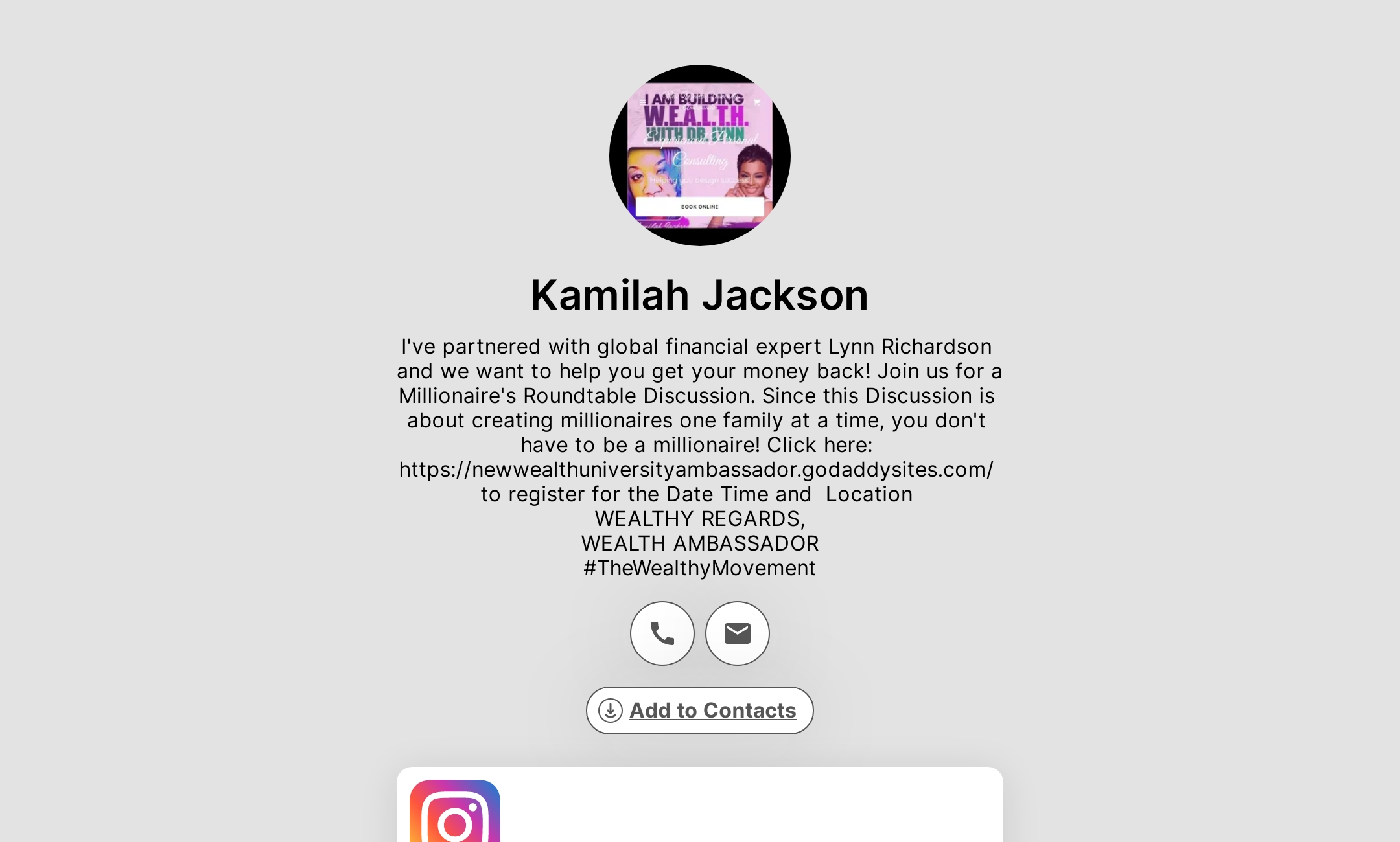 Kamilah Jackson 's Flowpage