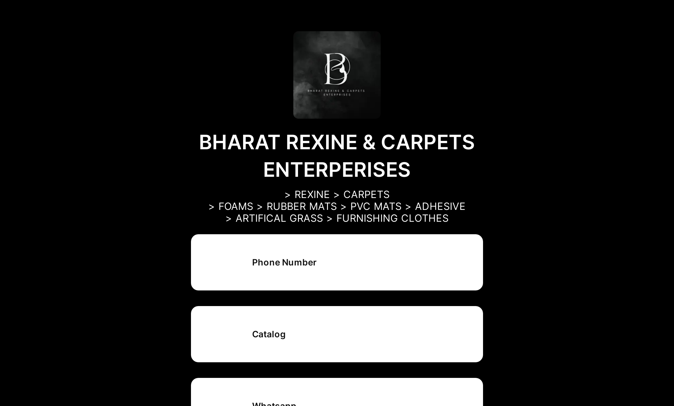 BHARAT REXINE & CARPETS ENTERPERISES's Flowpage