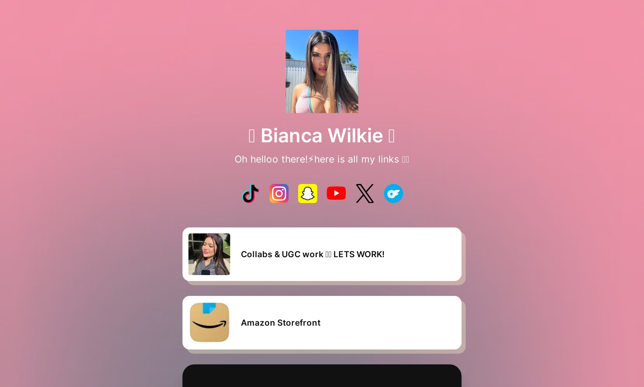 🎀 Bianca Wilkie 🎀's Flowpage