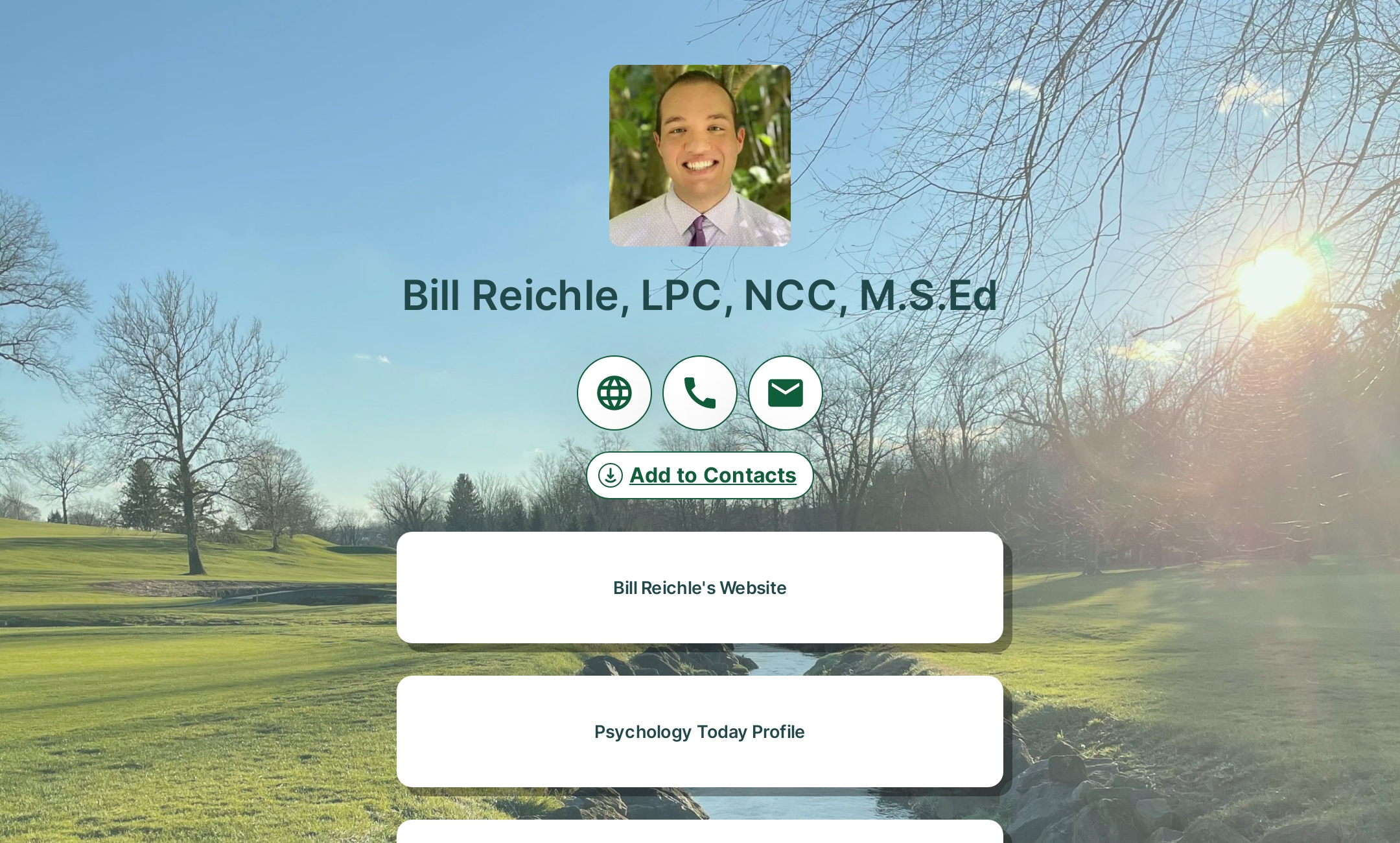 Therapy Counseling Bill Reichle