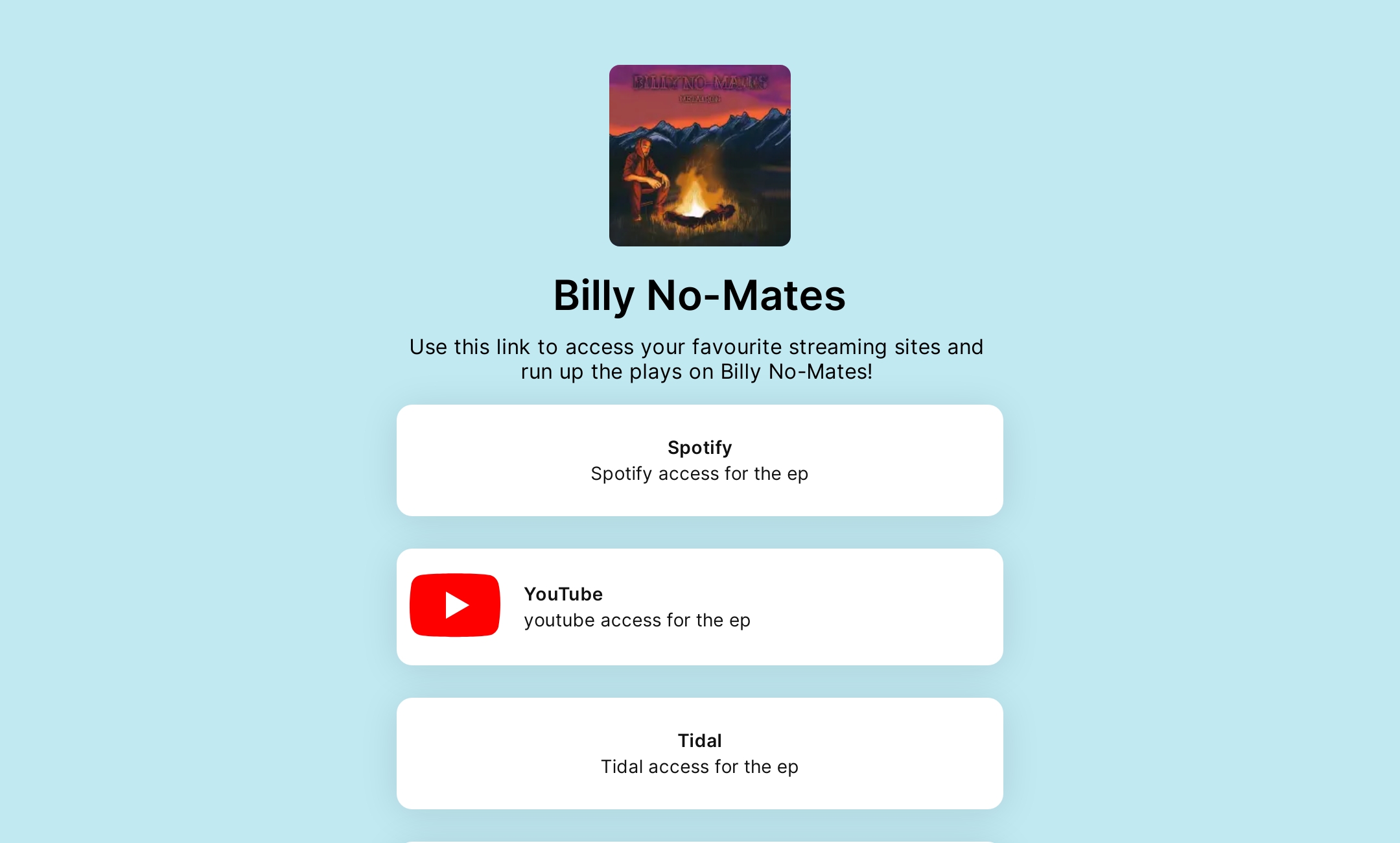 Billy No-Mates' Flowpage