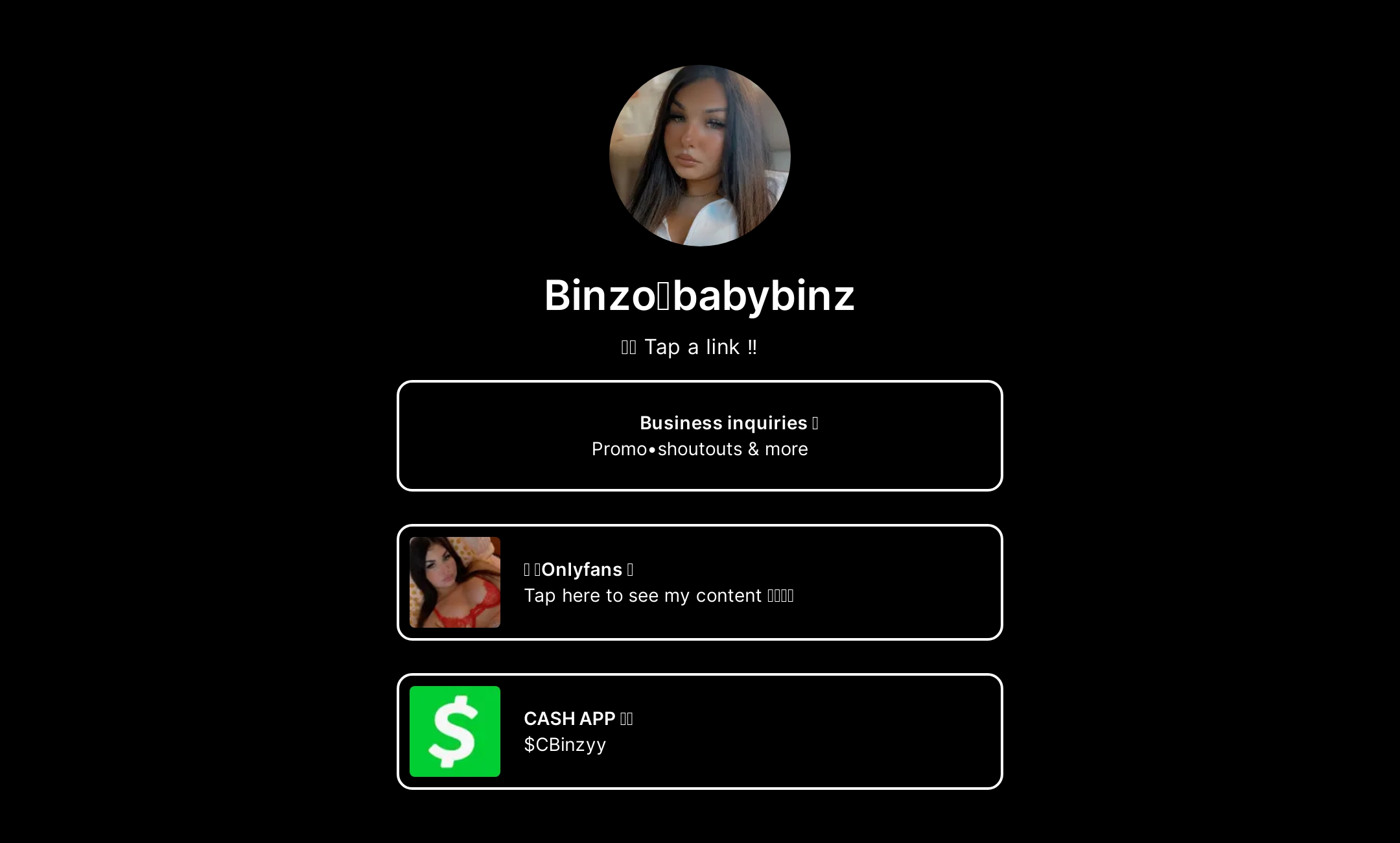 Binzo💎babybinz 's Flowpage