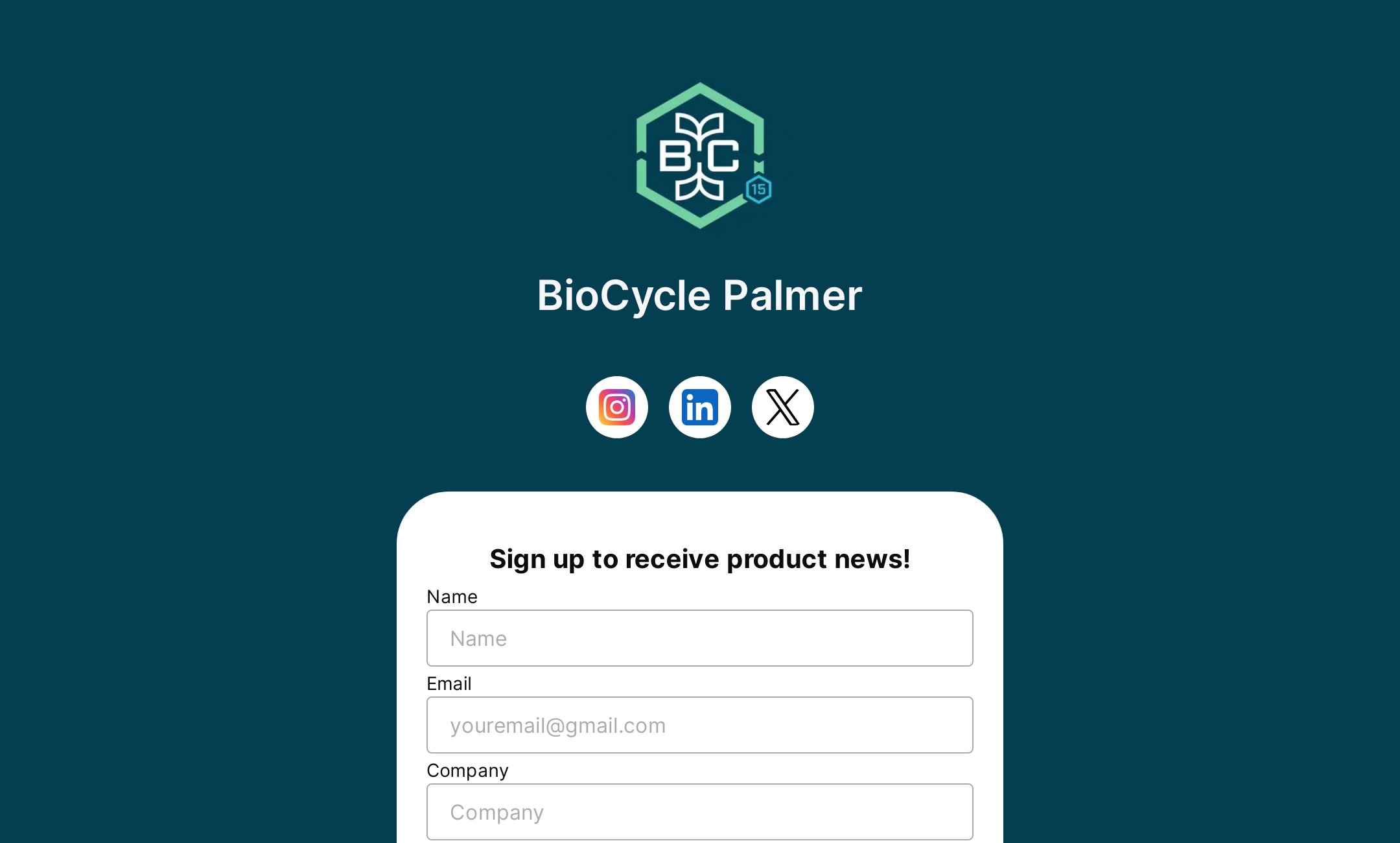 BioCycle Palmer's Flowpage