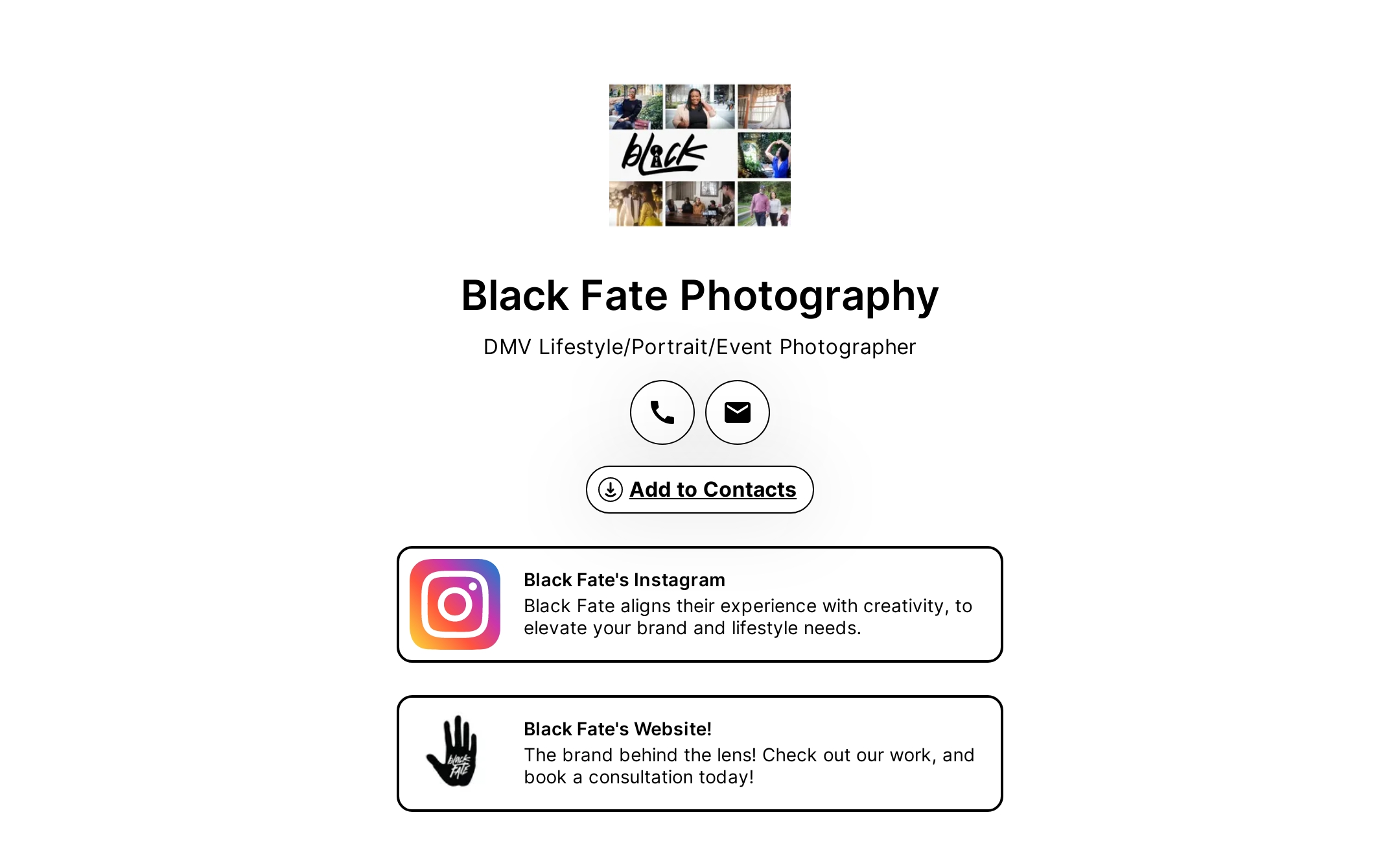 Black Fate Photography's Flowpage