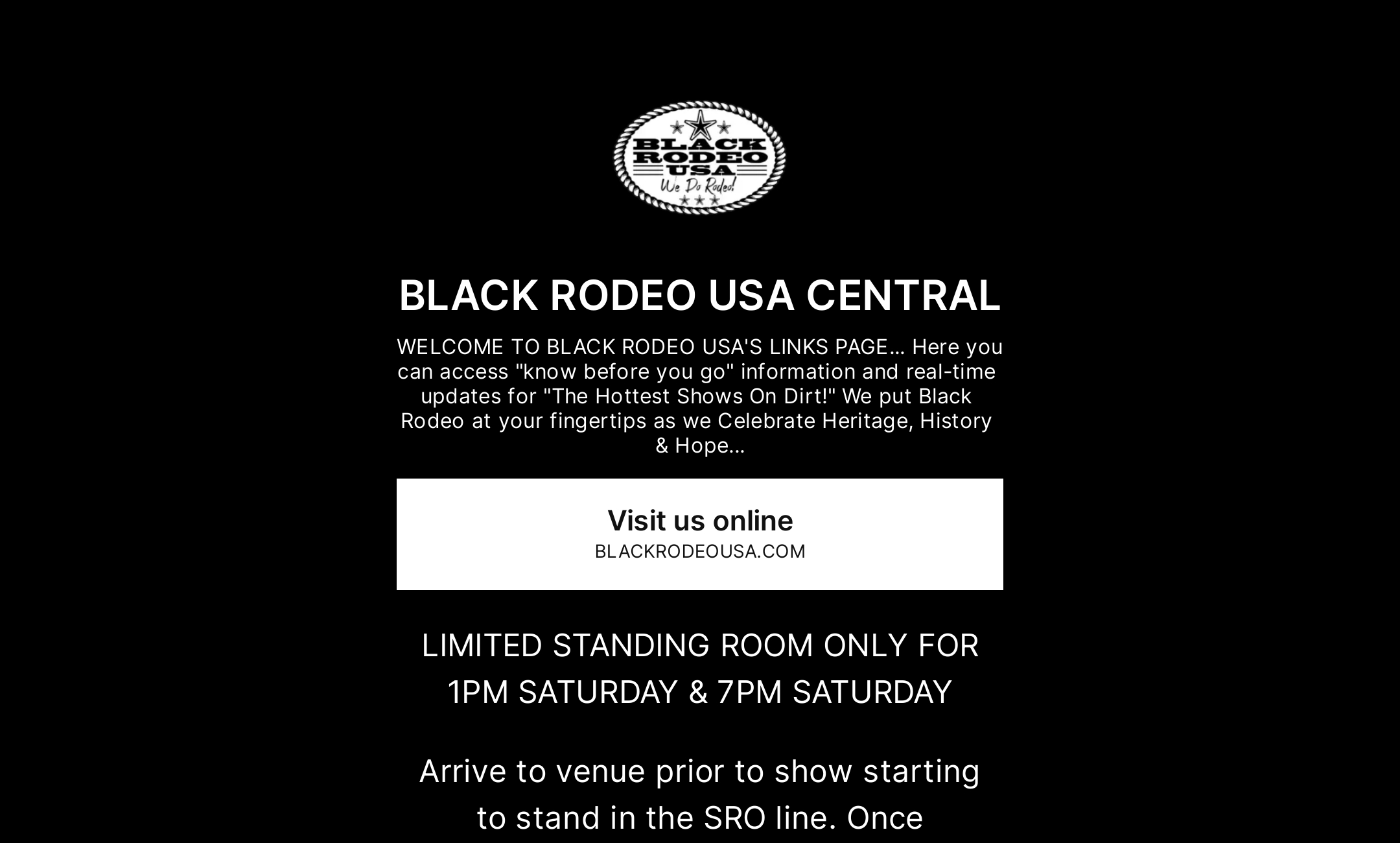 BLACK RODEO USA CENTRAL's Flowpage