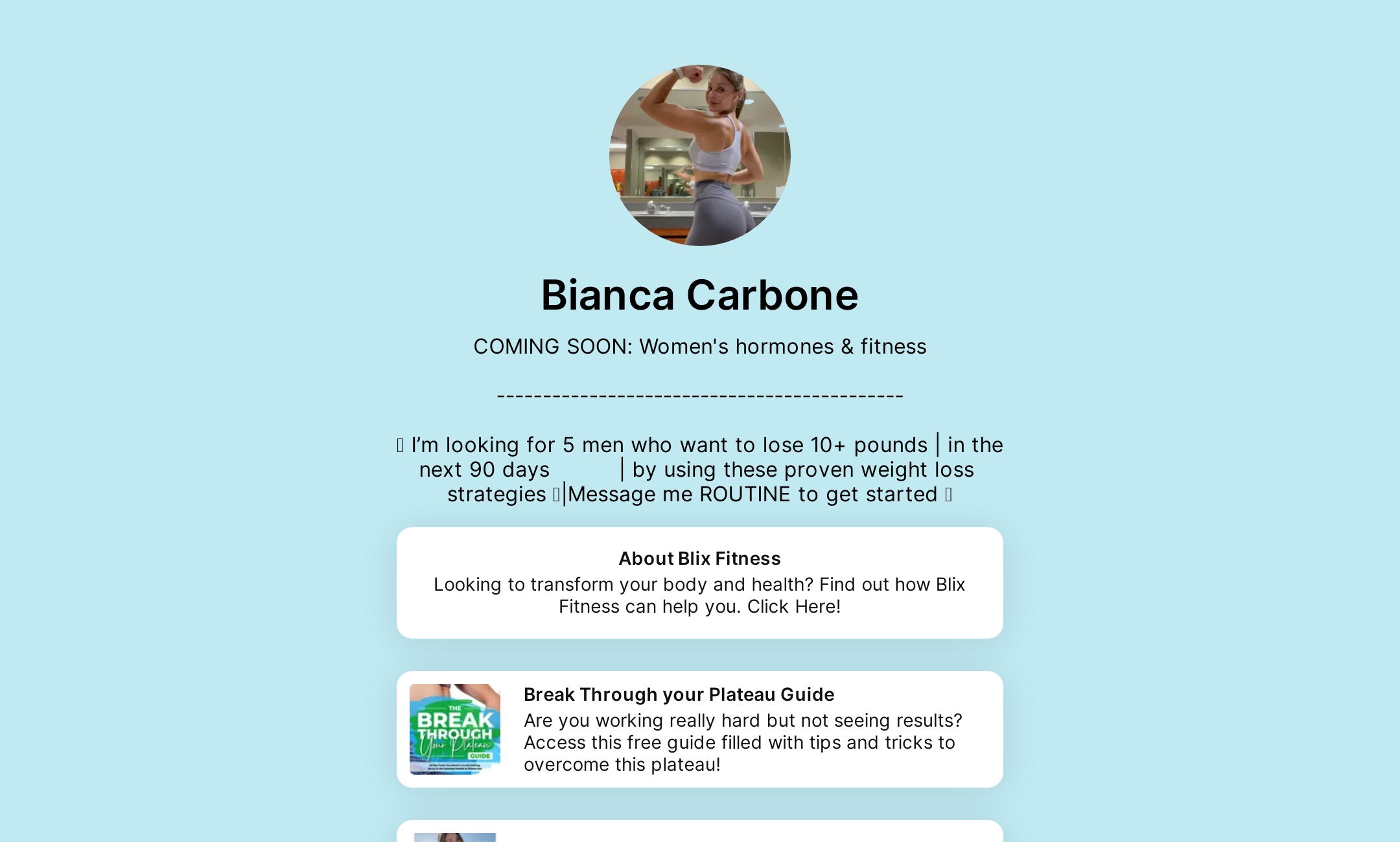 Bianca Carbone's Flowpage