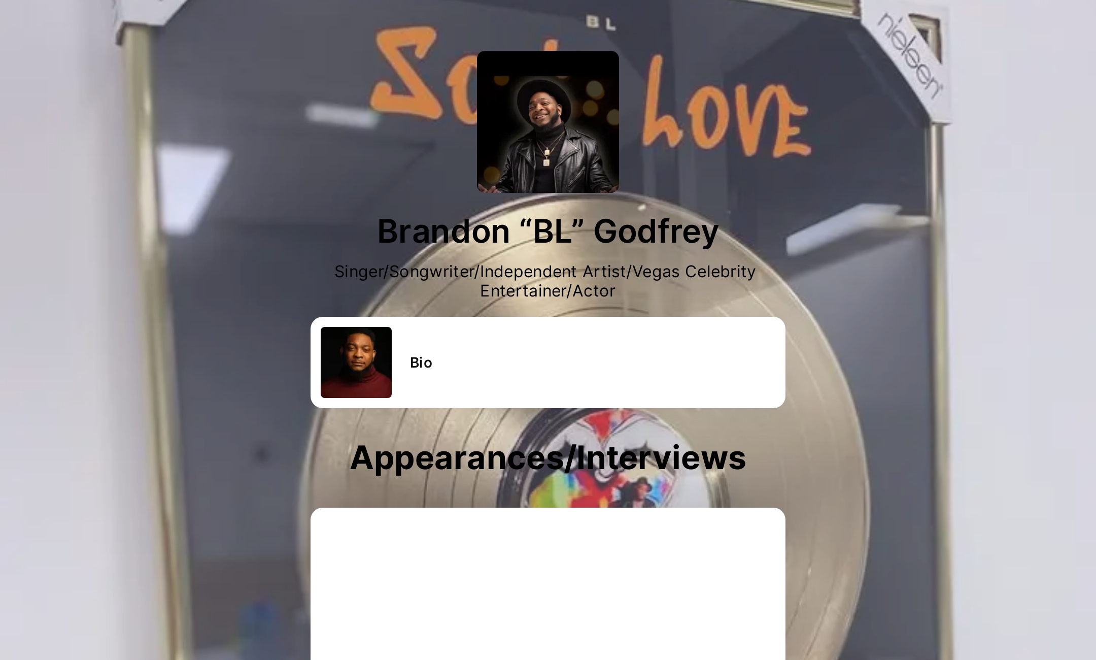 Brandon “BL” Godfrey 's Flowpage