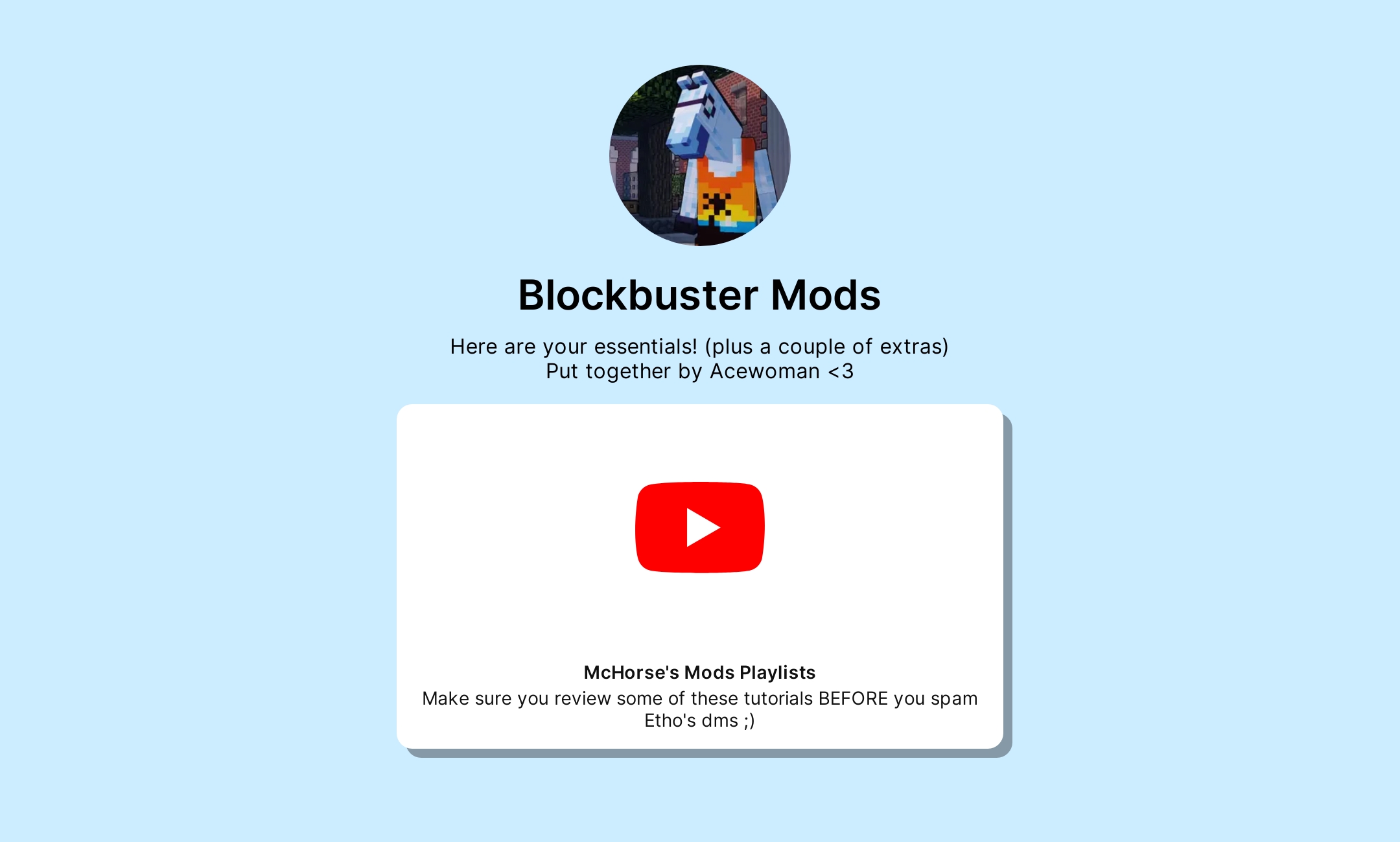 Blockbuster Mods' Flowpage