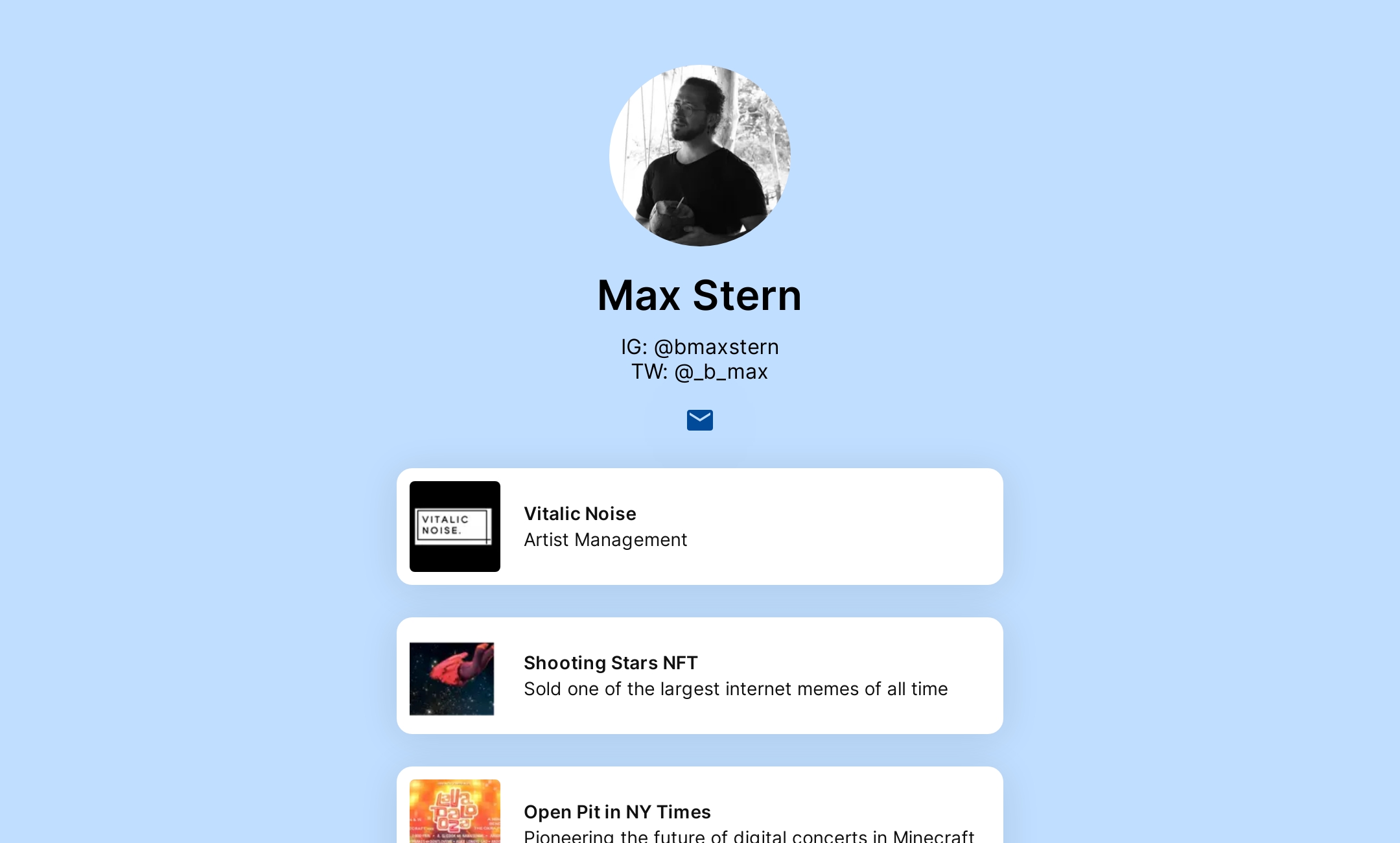Max Stern's Flowpage