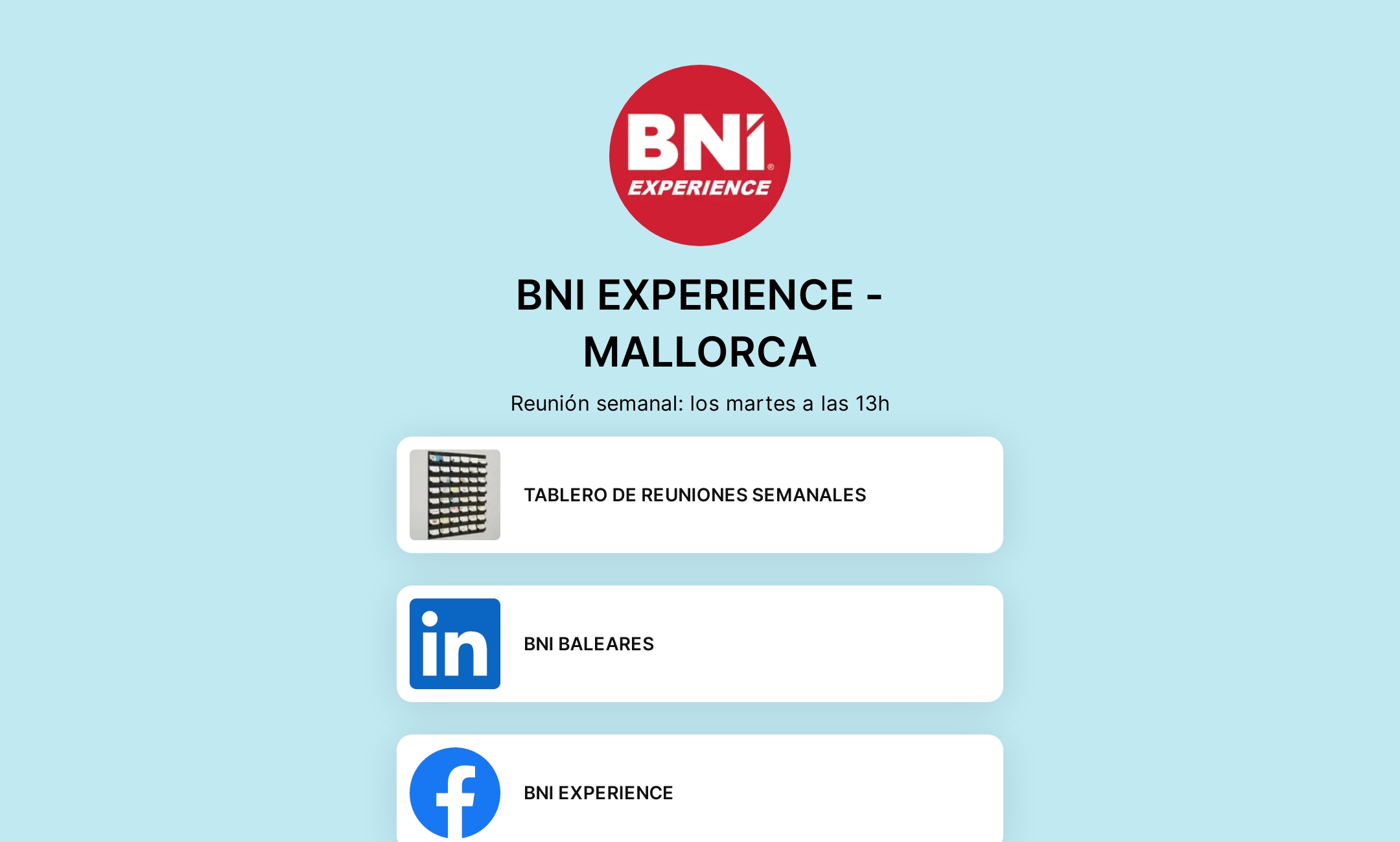 BNI EXPERIENCE - MALLORCA's Flowpage